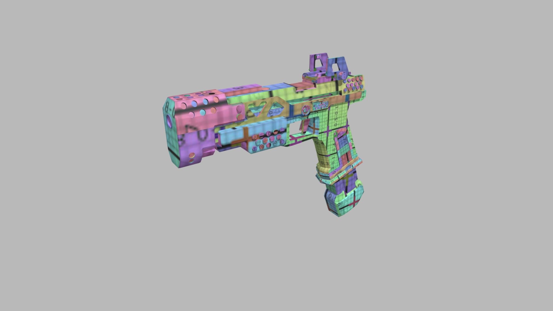 RE45 Pistol Model - Download Free 3D model by SunBro18 [3cb5a23 ...