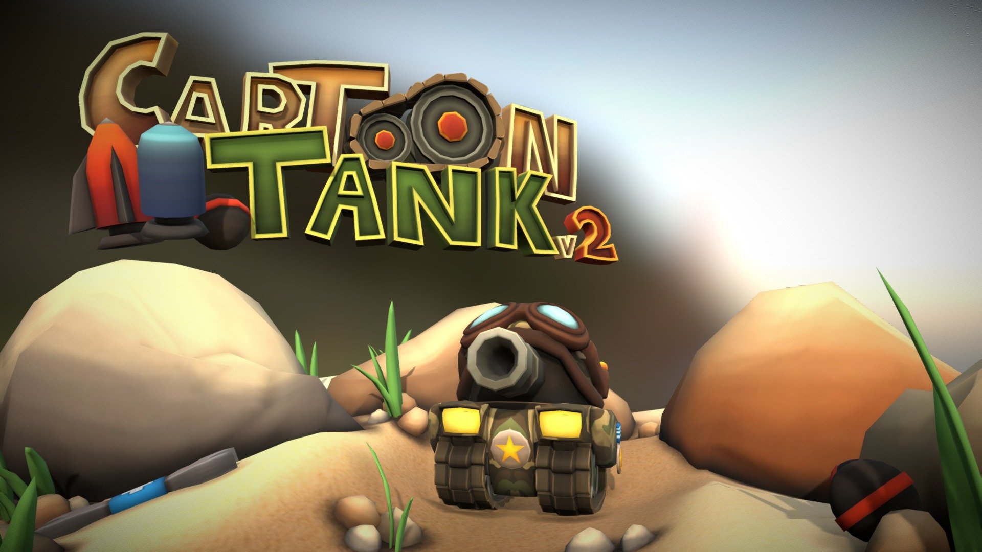 Cartoon Tank v2 - Military Tank - 3D model by Djingarey Art ...