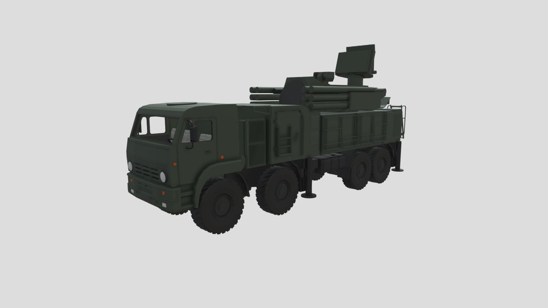 Pantsir-S1 - Download Free 3D model by SanderWolf (@SanderWolf ...