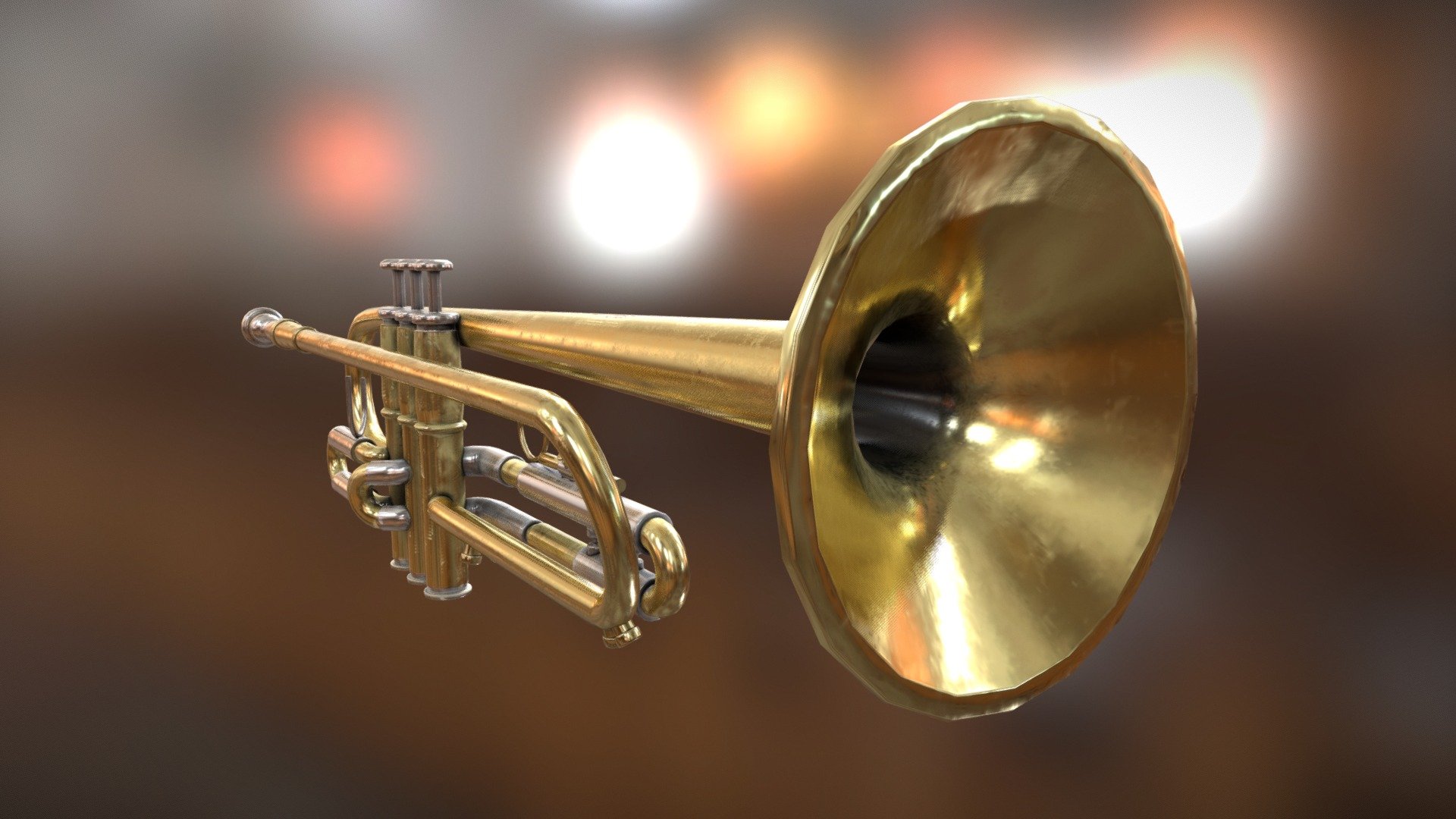 Trumpet - 3D model by FrazierChristopher [3cb68f6] - Sketchfab