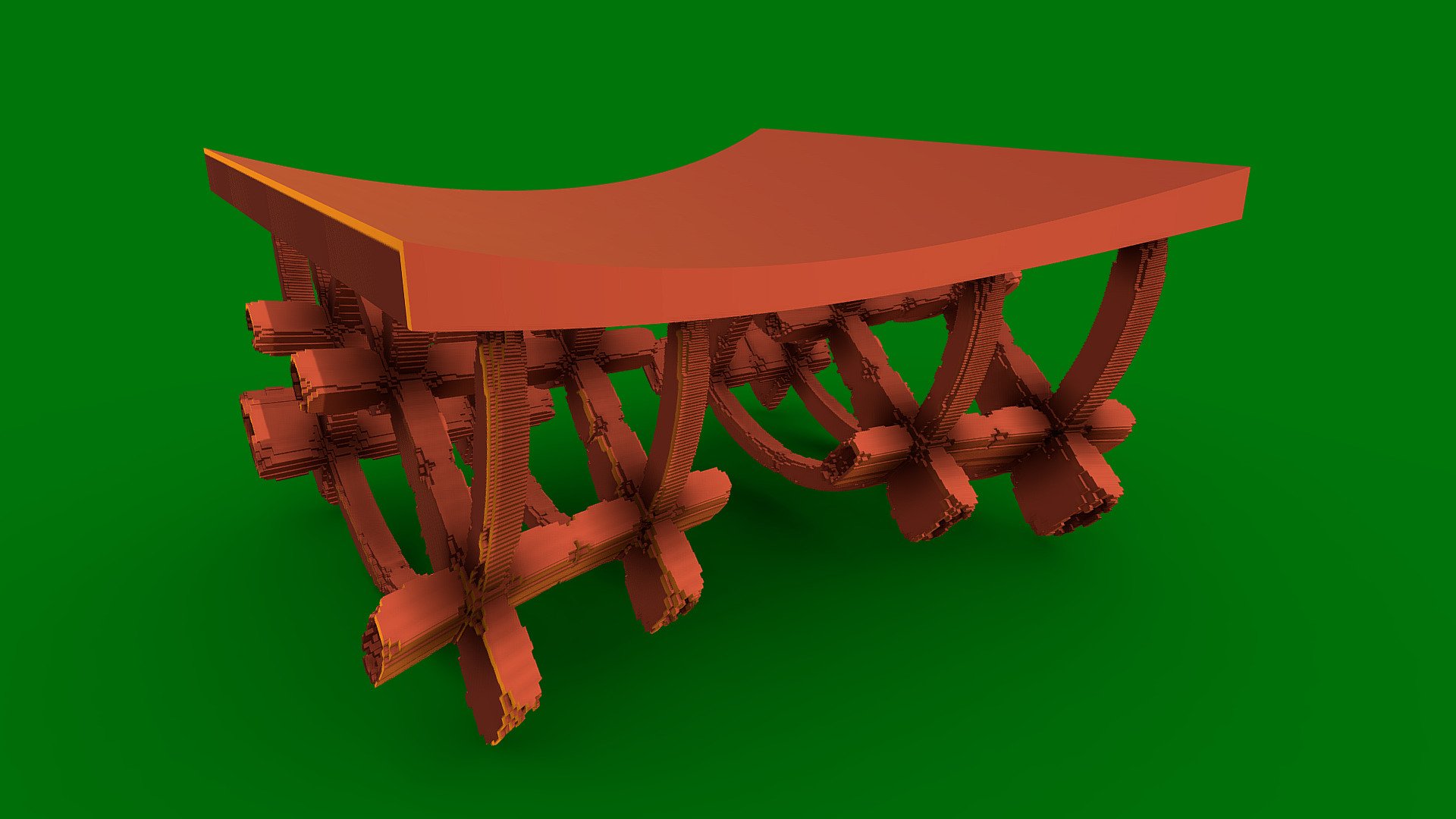 Banc étrange / Strange bench - Download Free 3D model by ...