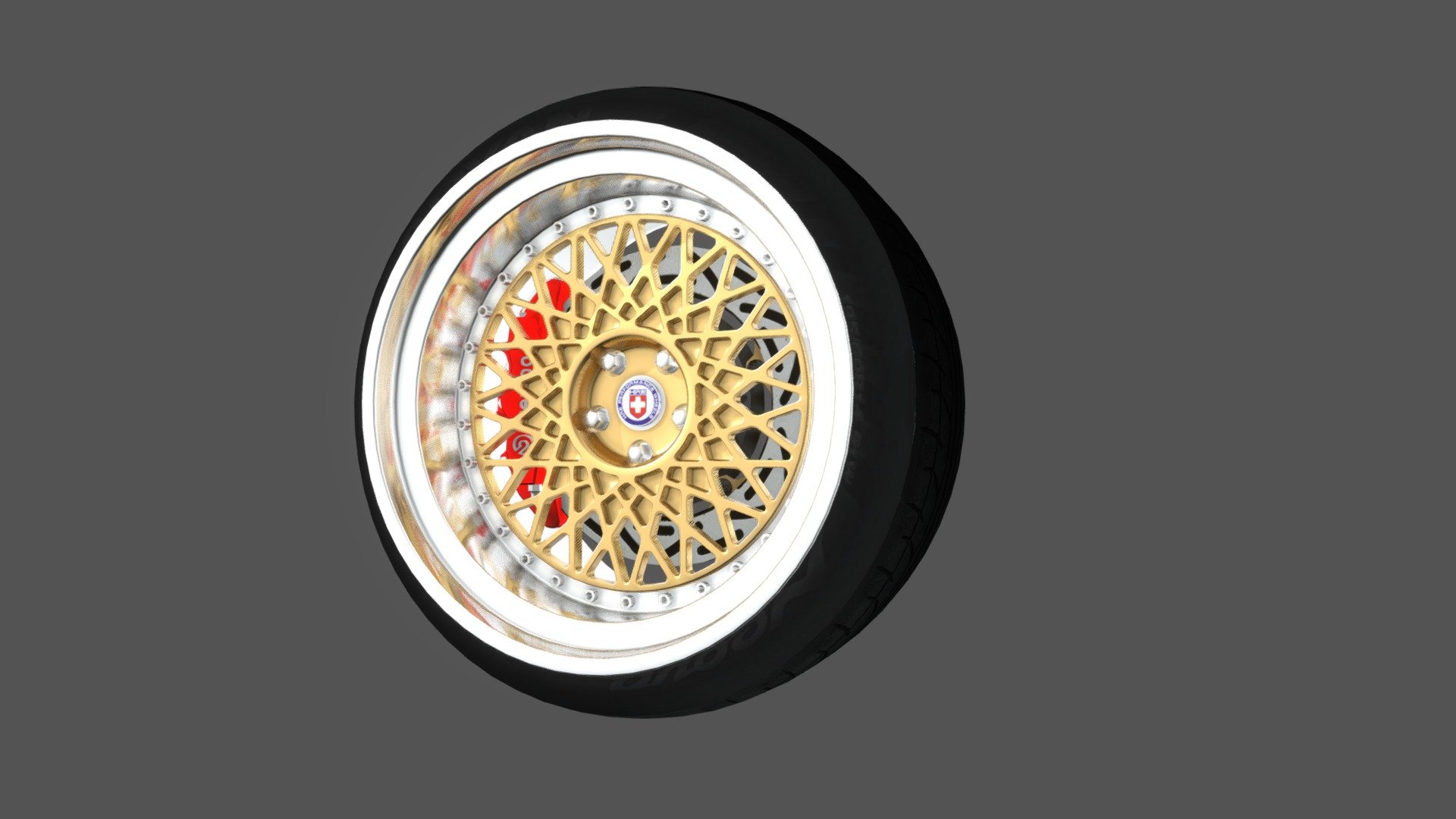 HRE 501 + Brembo Brake - 3D model by CGBOX-Team [3cb8806] - Sketchfab