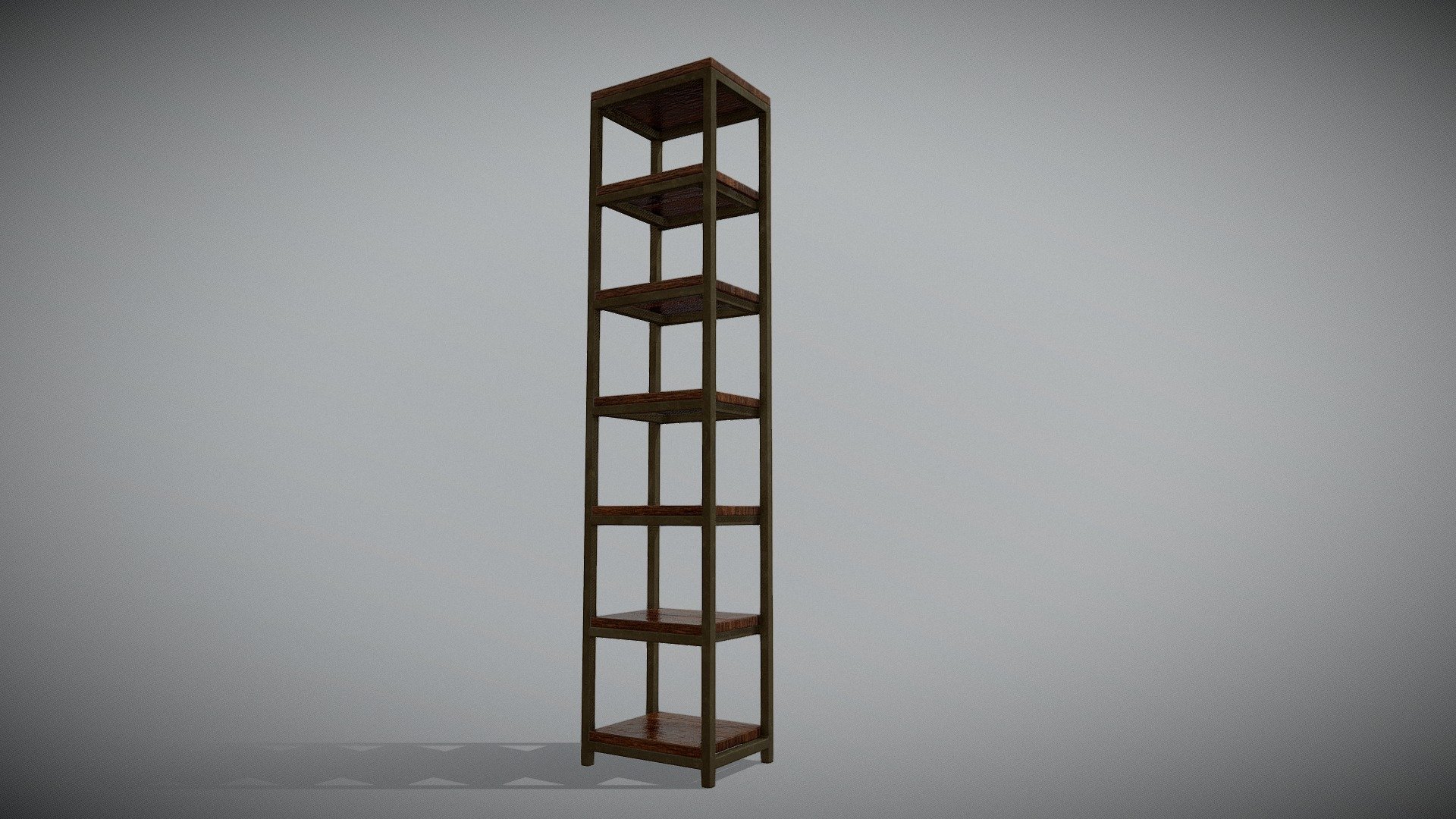 THE WAREHOUSE BOOKCASE - 3D model by aerobird98 [3cbc2d2] - Sketchfab