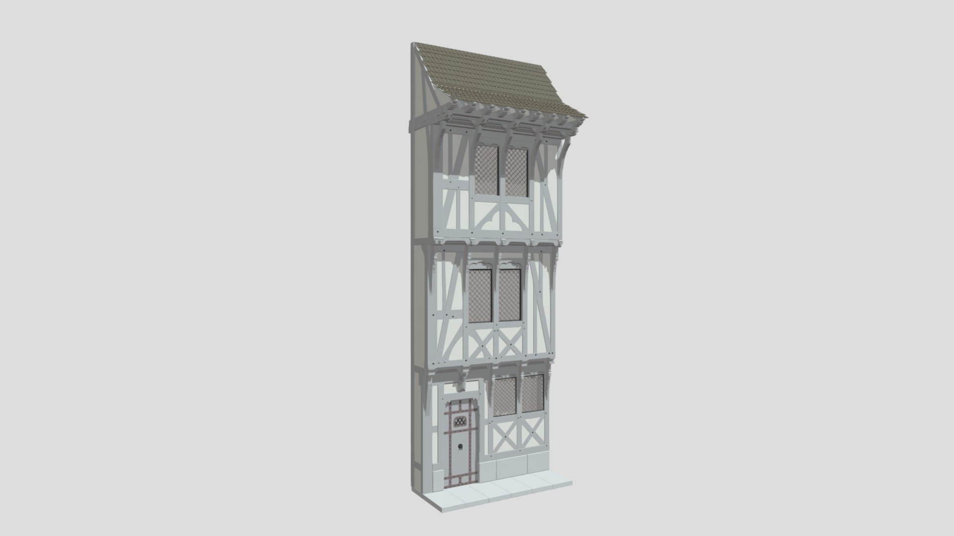 Medieval house - Download Free 3D model by hippolyte.bouillard [3cbd62e ...