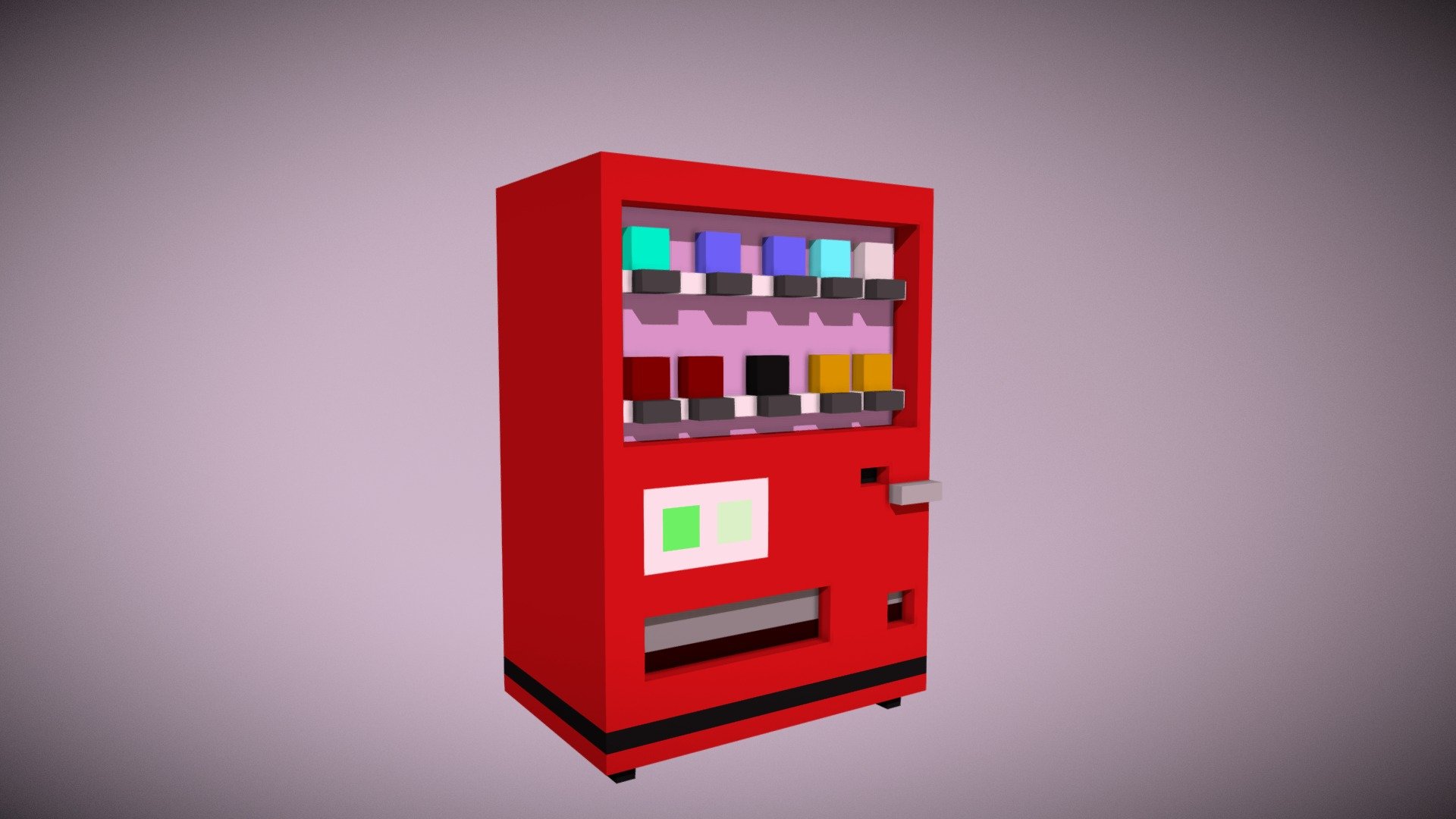 Voxel japanese vending machine - 3D model by Marinette (@marinetteUwU ...