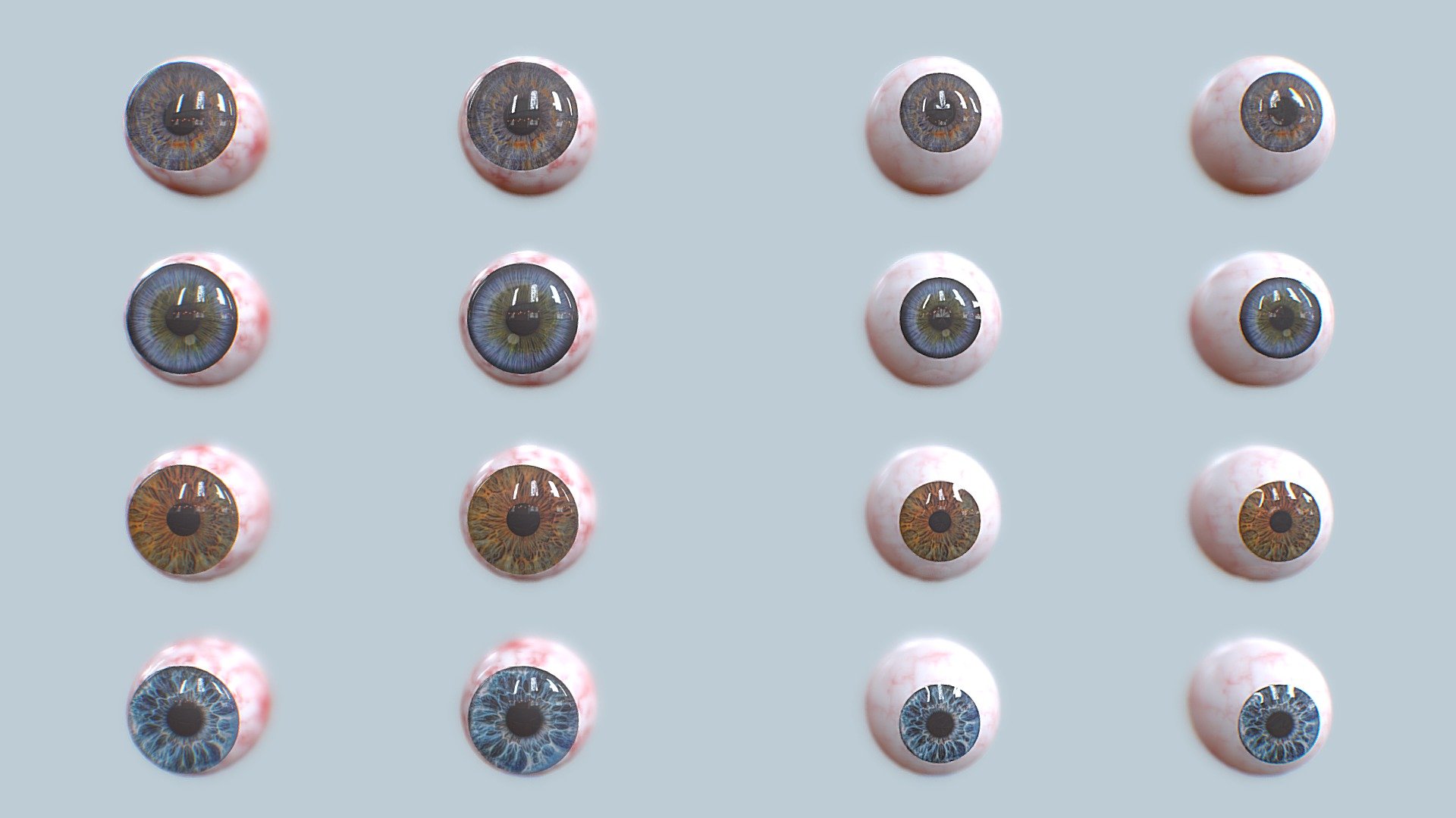 Eye Ball Pack 01 - Buy Royalty Free 3D model by 3Dee (@mellydeeis ...
