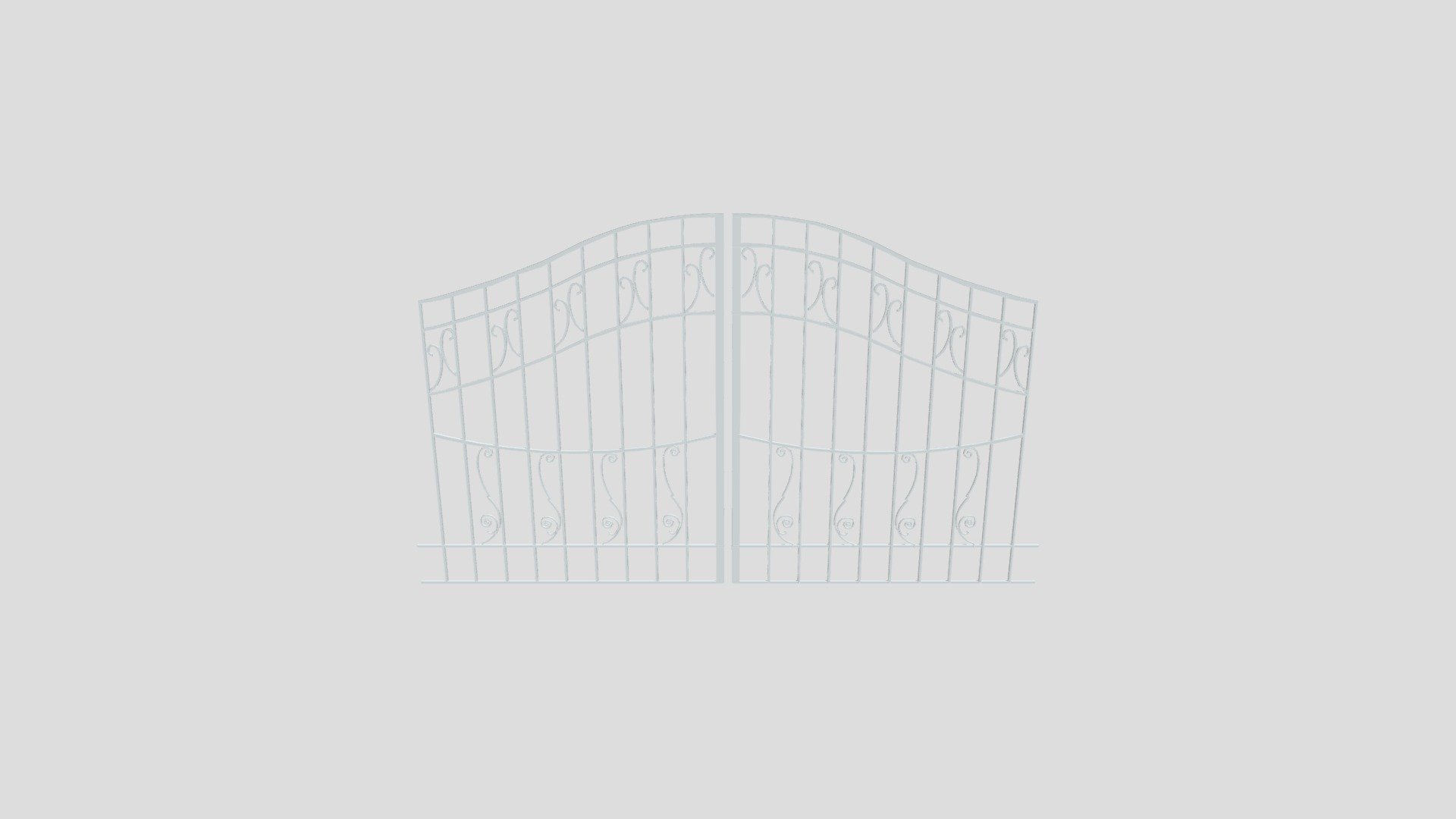 portail design en fer forge generer - Download Free 3D model by mika ...