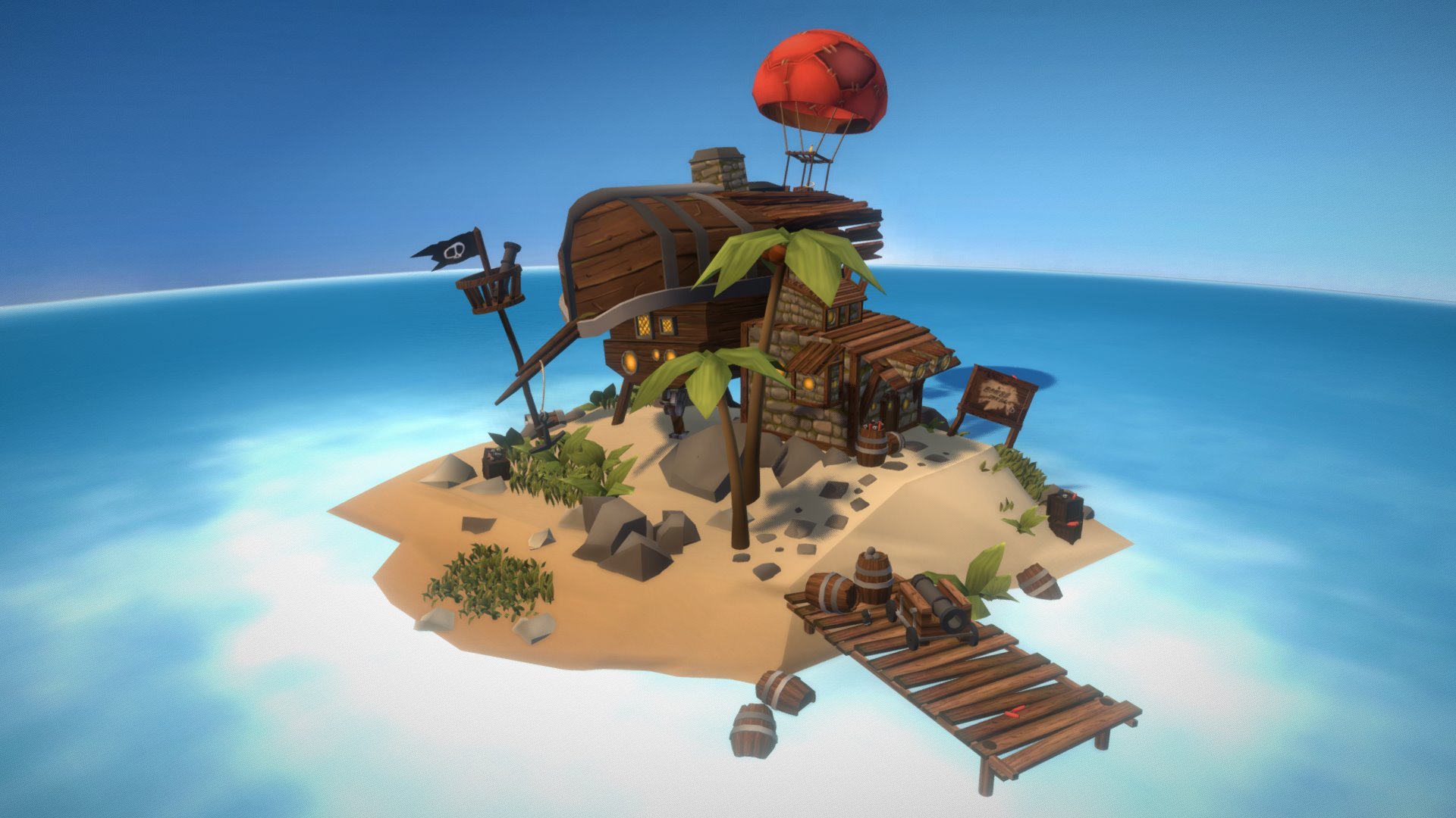 Seafarer's Bouncing Bombs - 3D model by Kenny Decloedt (@kennydec ...