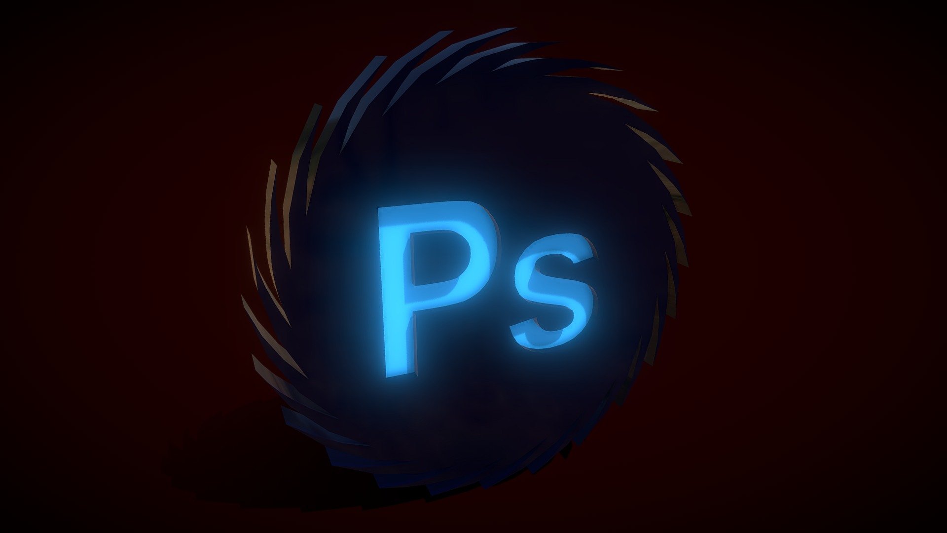 PhotoShop Logo 3D - 3D model by Gabriel Diego (@gabrieldi_sousa ...