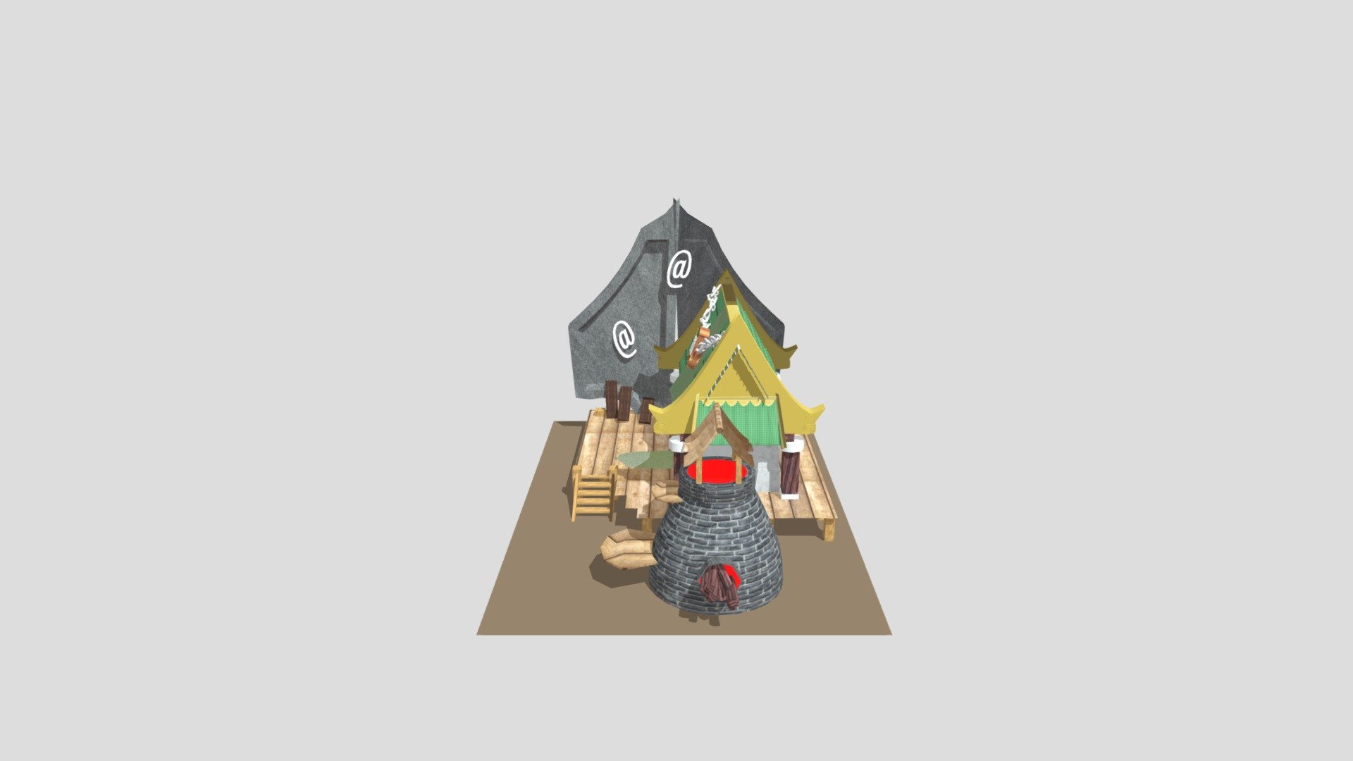 A Weapon Shop! - 3D model by platypusd312 [3cc156f] - Sketchfab