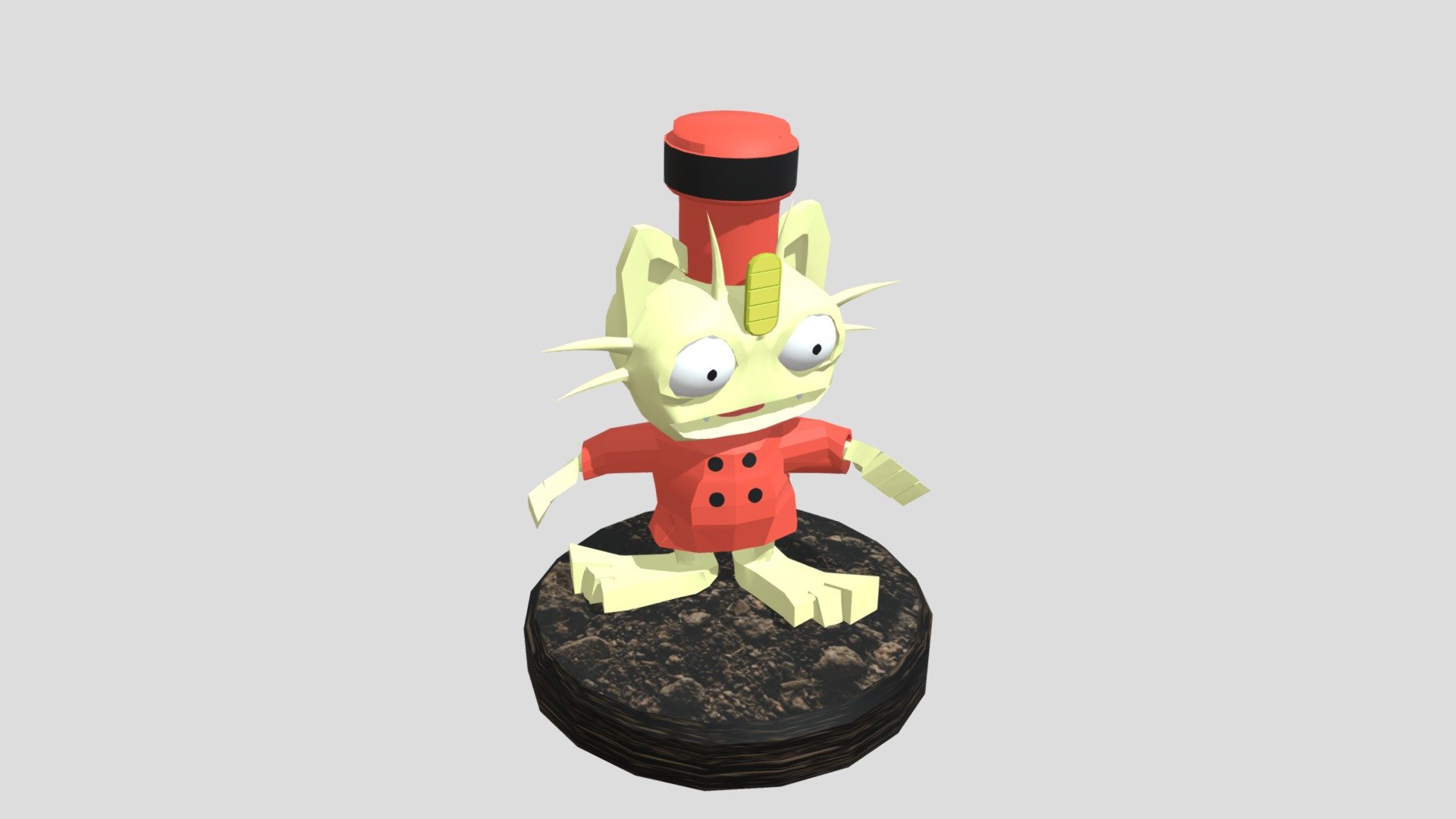 meowth - 3D model by johan.pena2 [3cc1d5e] - Sketchfab