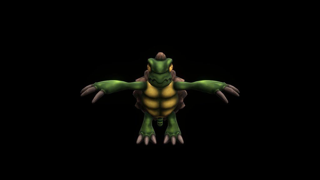 SDT - Normal Arm Rock Shell Turtle - 3D model by Joseph Jinn ...