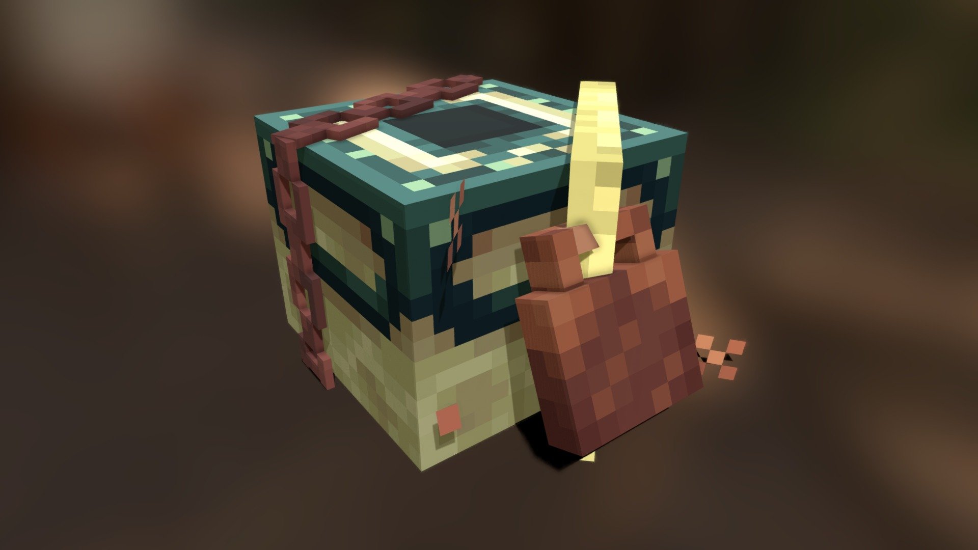 End portal frame -Animationed block- - 3D model by Atmo [NebavorN ...