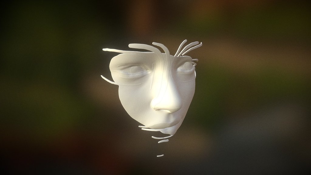 Mask One - 3D model by Max Hancock (@maxhancock) [3cc5e17] - Sketchfab