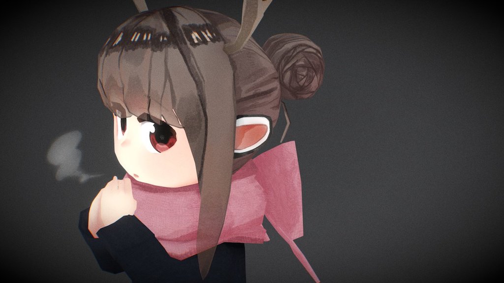 Deer-chan - 3D model by SearKitchen [3cc9017] - Sketchfab