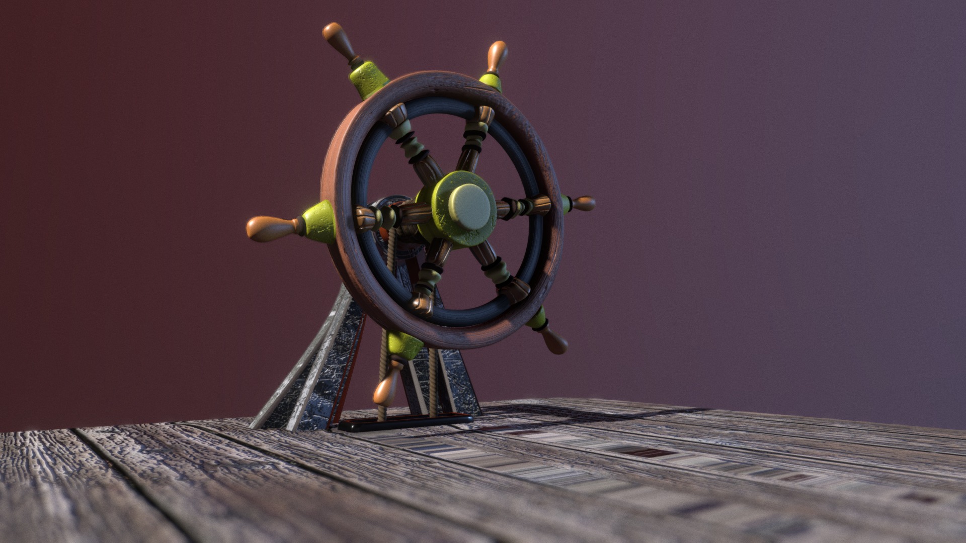 Ship Wheel - 3D model by Ofgi [3cc9091] - Sketchfab