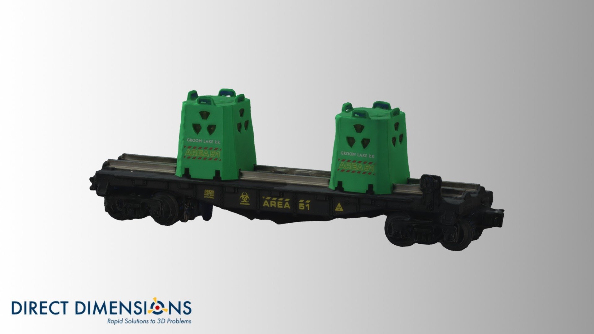 Train Car (Hazmat) - 3D model by Direct Dimensions (@dirdim) [3ccb088 ...
