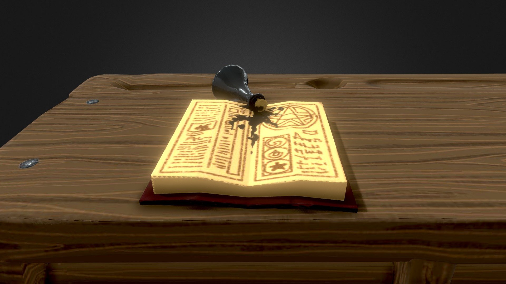 Magic desk - 3D model by Axenart | Mélanie Petit (@melo.petit1202 ...