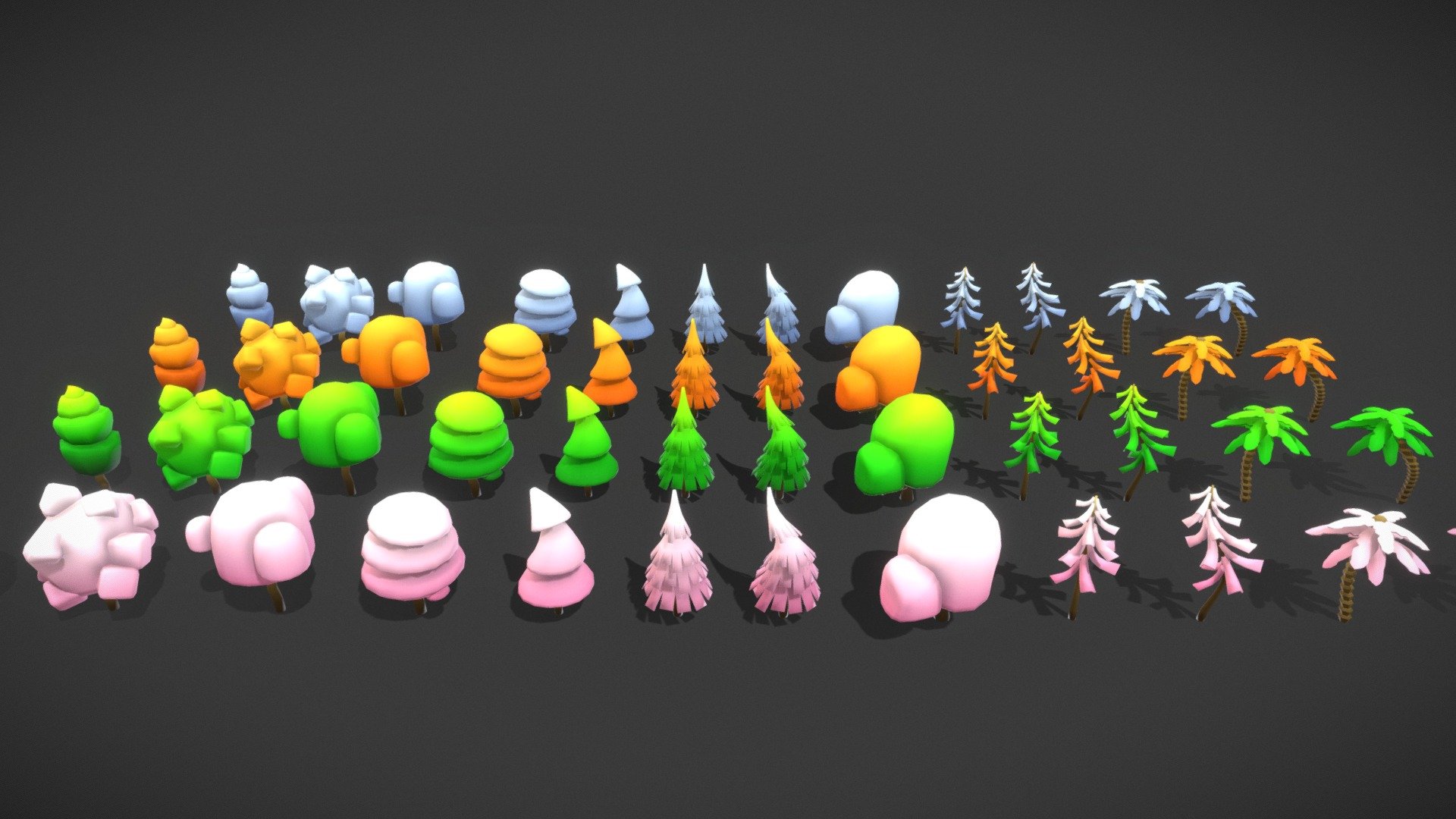 Stylize Low Poly Trees Pack - Buy Royalty Free 3D model by LowPolyBoy ...
