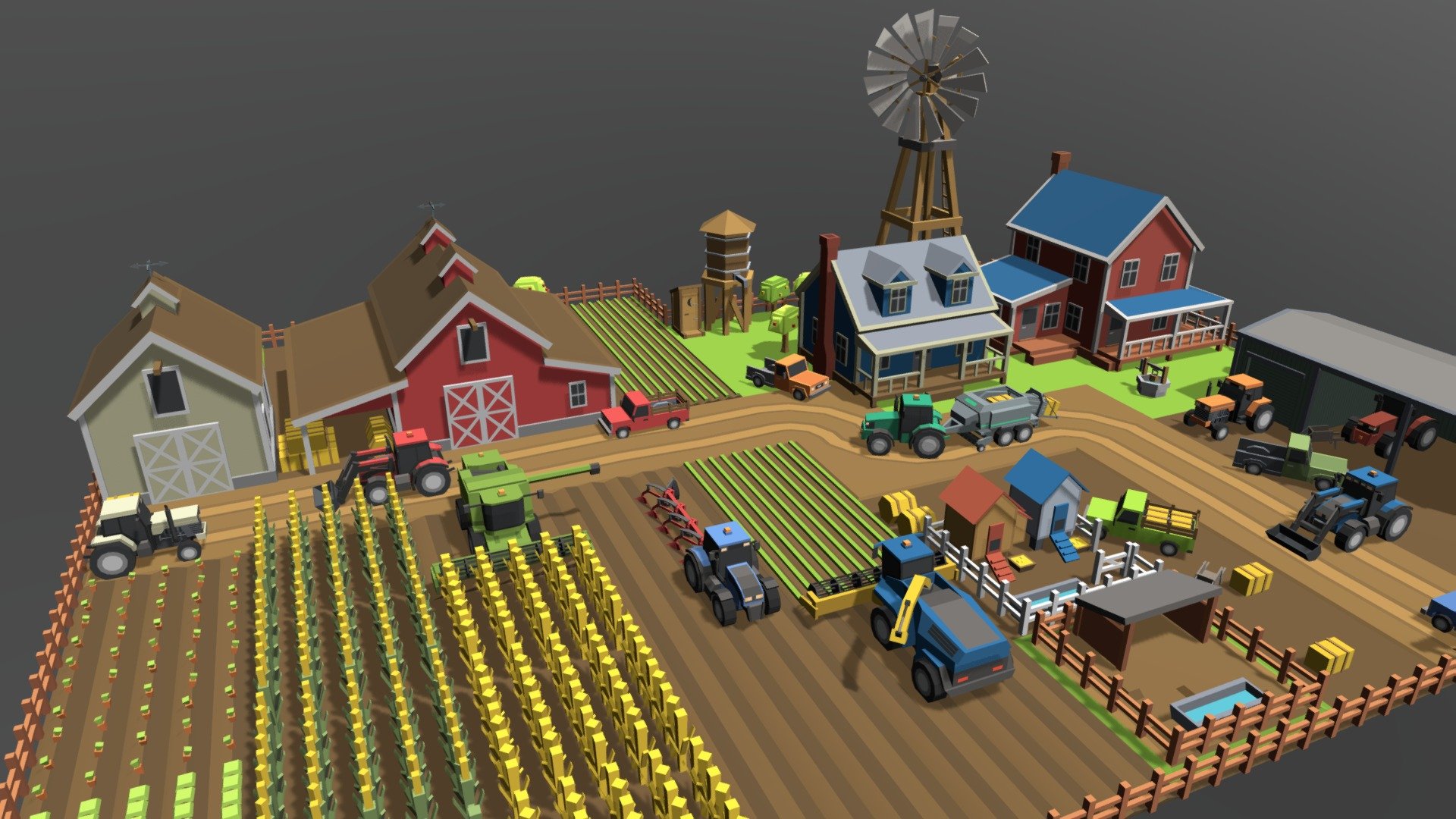 Simple Farm [FREE] - Download Free 3D model by Leafia dev. (@Chano_old ...