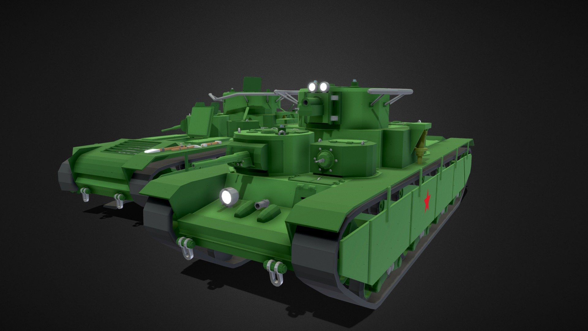 T-35 - 3D model by Ilya (@delovoy_ilyxa) [3ccd760] - Sketchfab