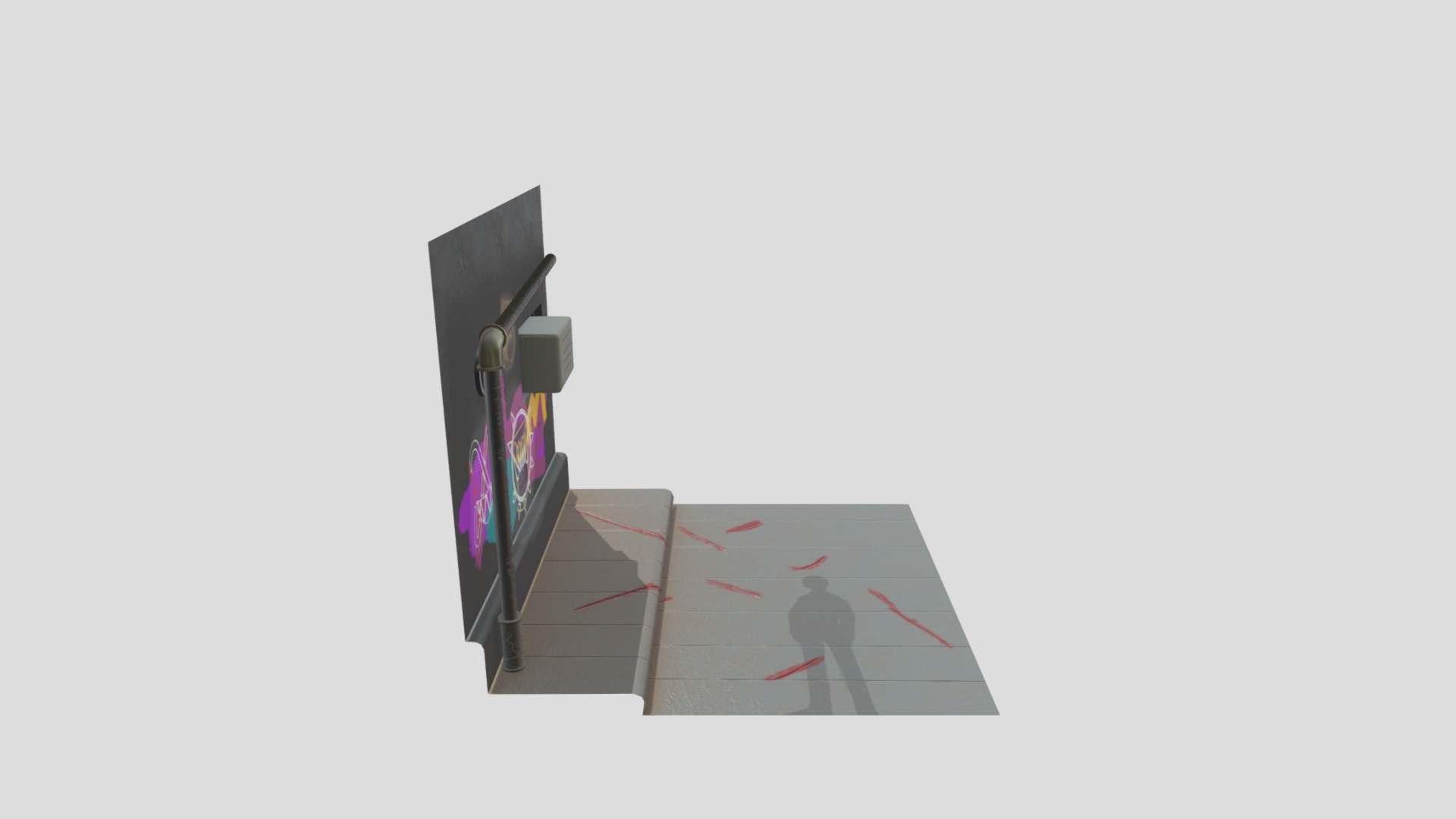 Alley - Download Free 3D model by angelcampos04 [3ccede5] - Sketchfab