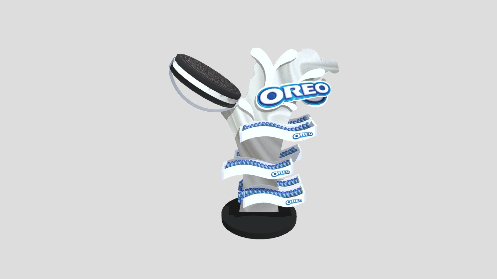 Oreo Point of Purchase - 3D model by azimhakimi [3ccf3ec] - Sketchfab