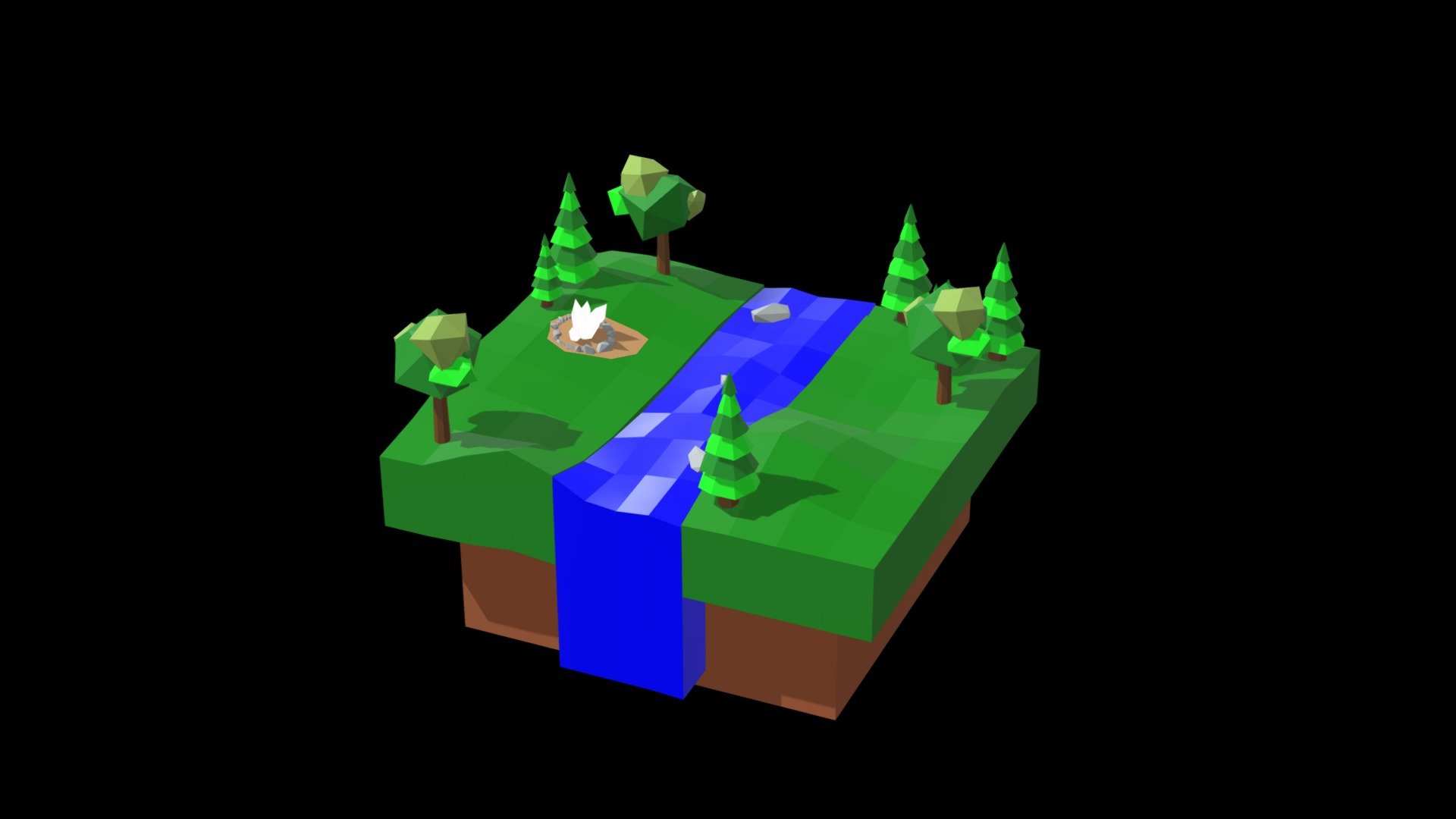 Low Polly Landscape - 3D model by Lord Beja (@Lord_Beja) [3ccff64 ...