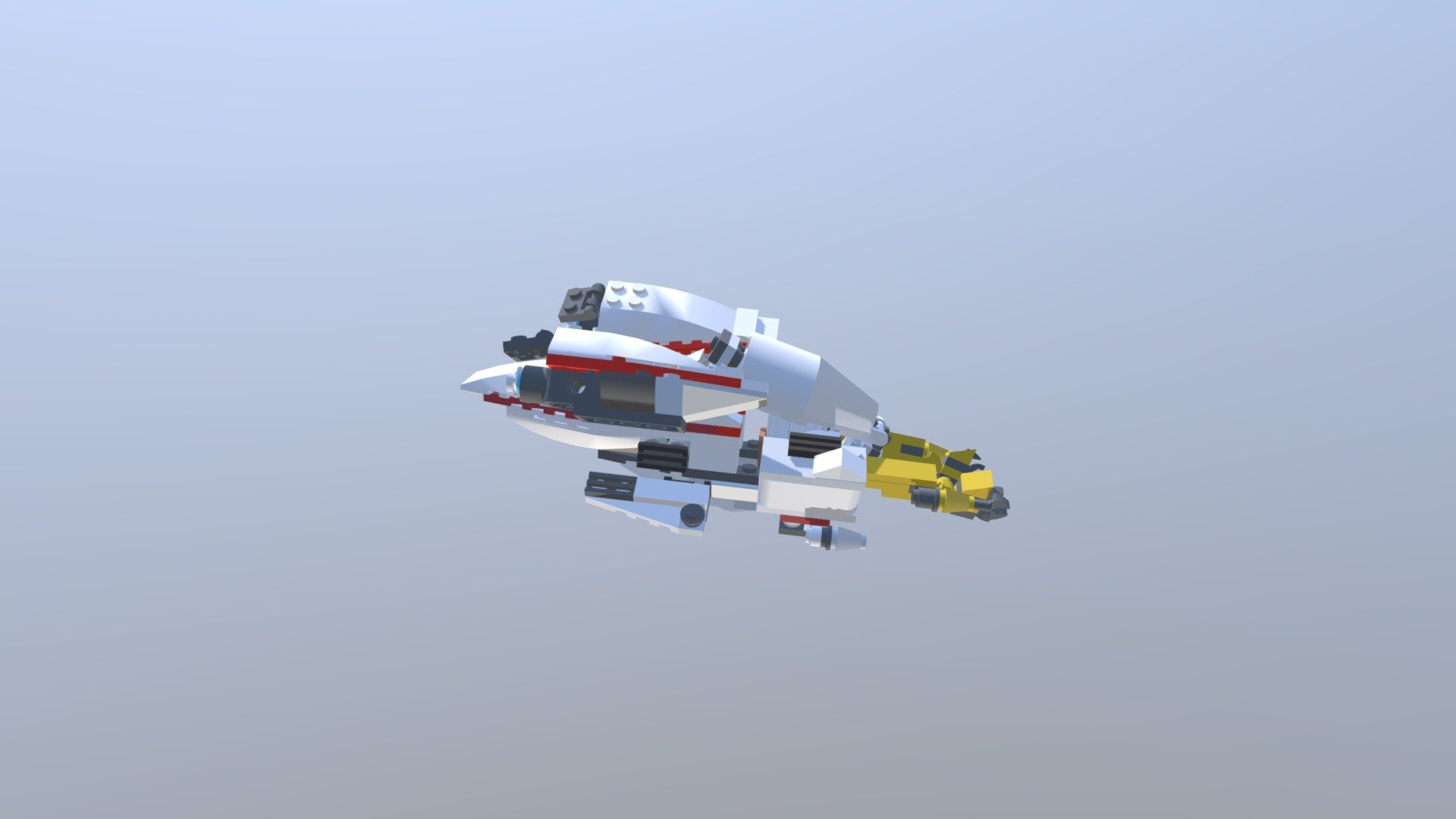 Lego Bsg Shuttle 01 - 3D model by AndrejerdnA [3cd09d5] - Sketchfab