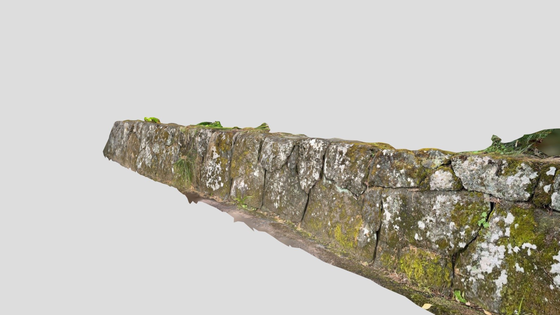 Stone Wall - Download Free 3D model by Andrei Alexandrescu (@Andrei ...