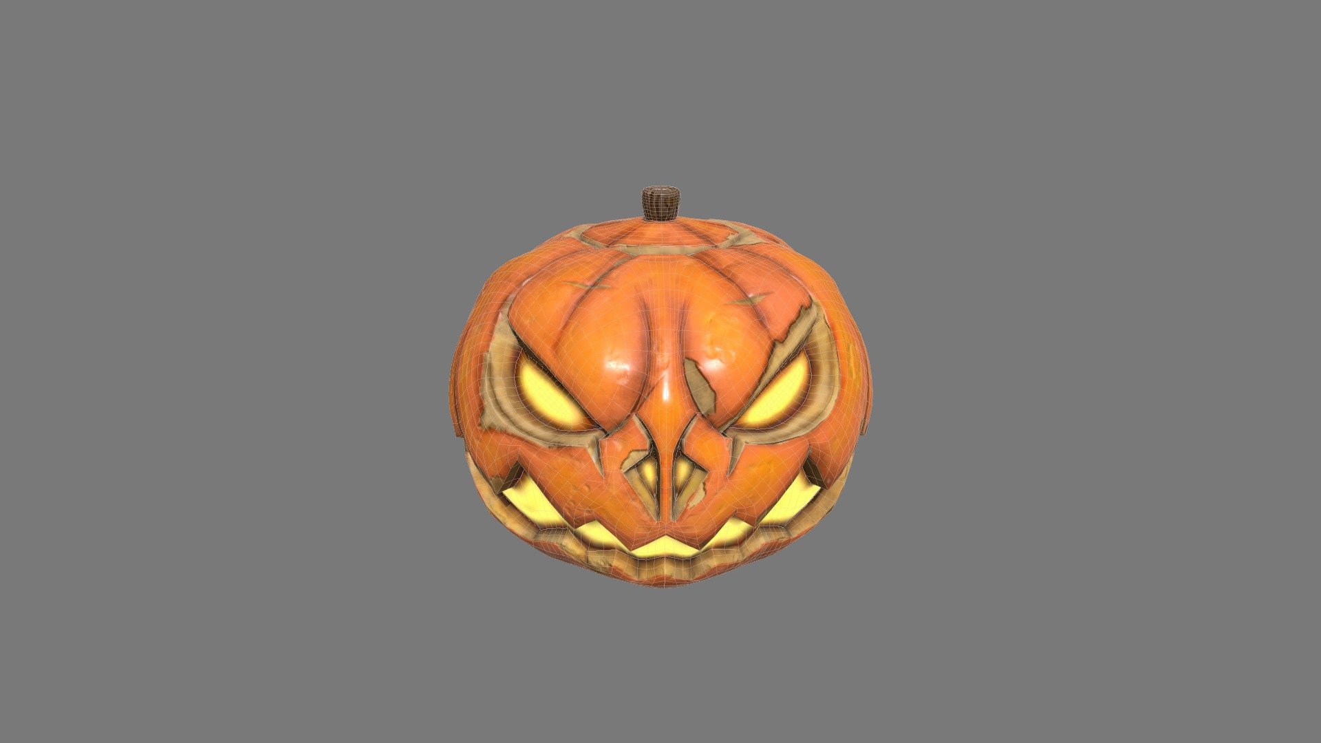 Halloween Pumpkin - 3D model by Vincent.Hii [3cd242e] - Sketchfab
