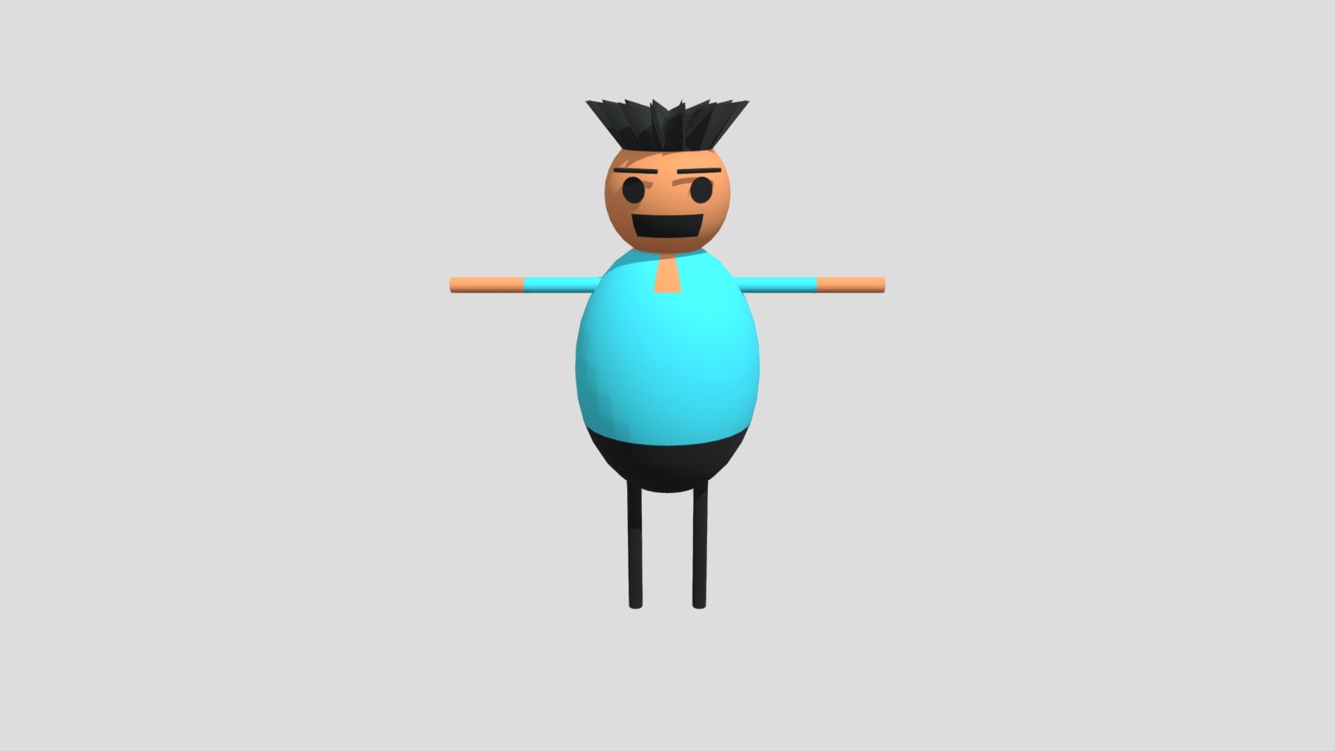 Cartoon Character - 3D model by mauzin3d [3cd35b2] - Sketchfab