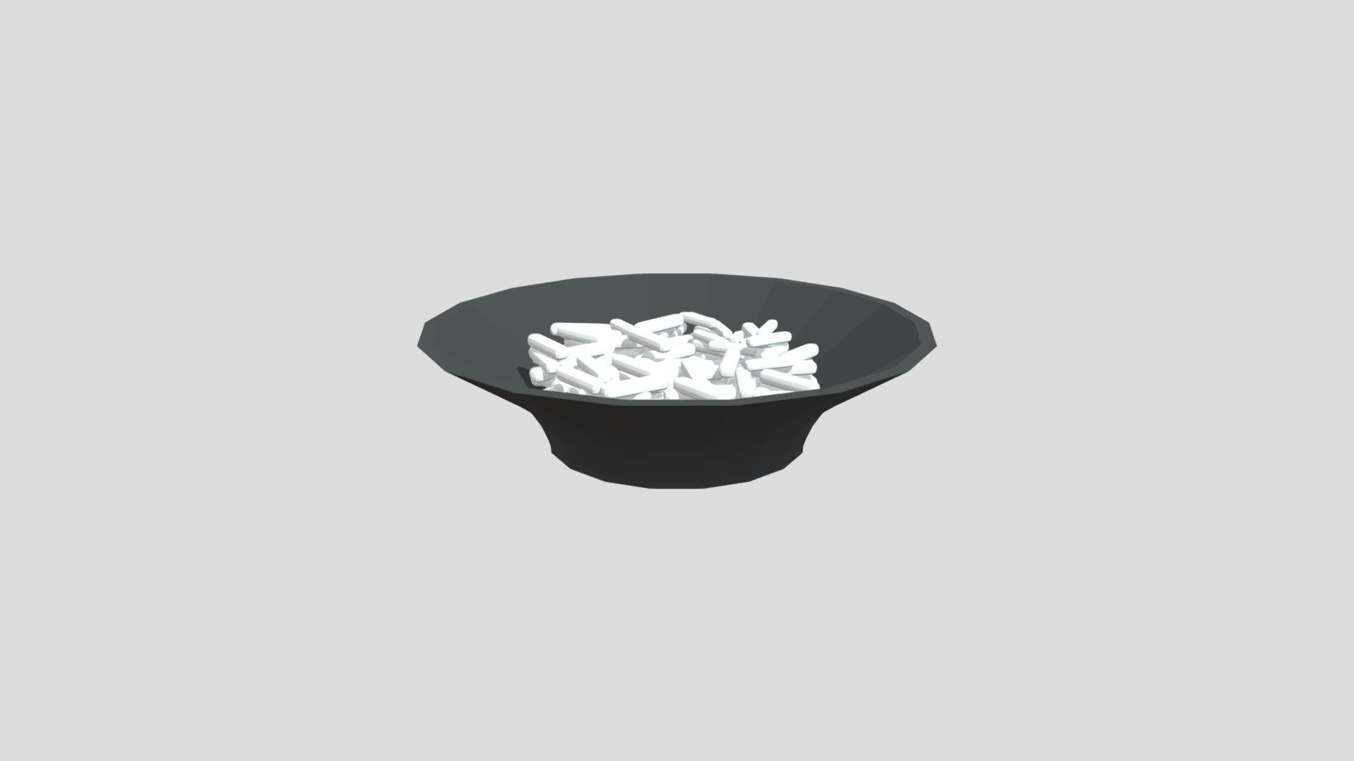 Bowl of rice from Poly by Google - Download Free 3D model by IronEqual ...