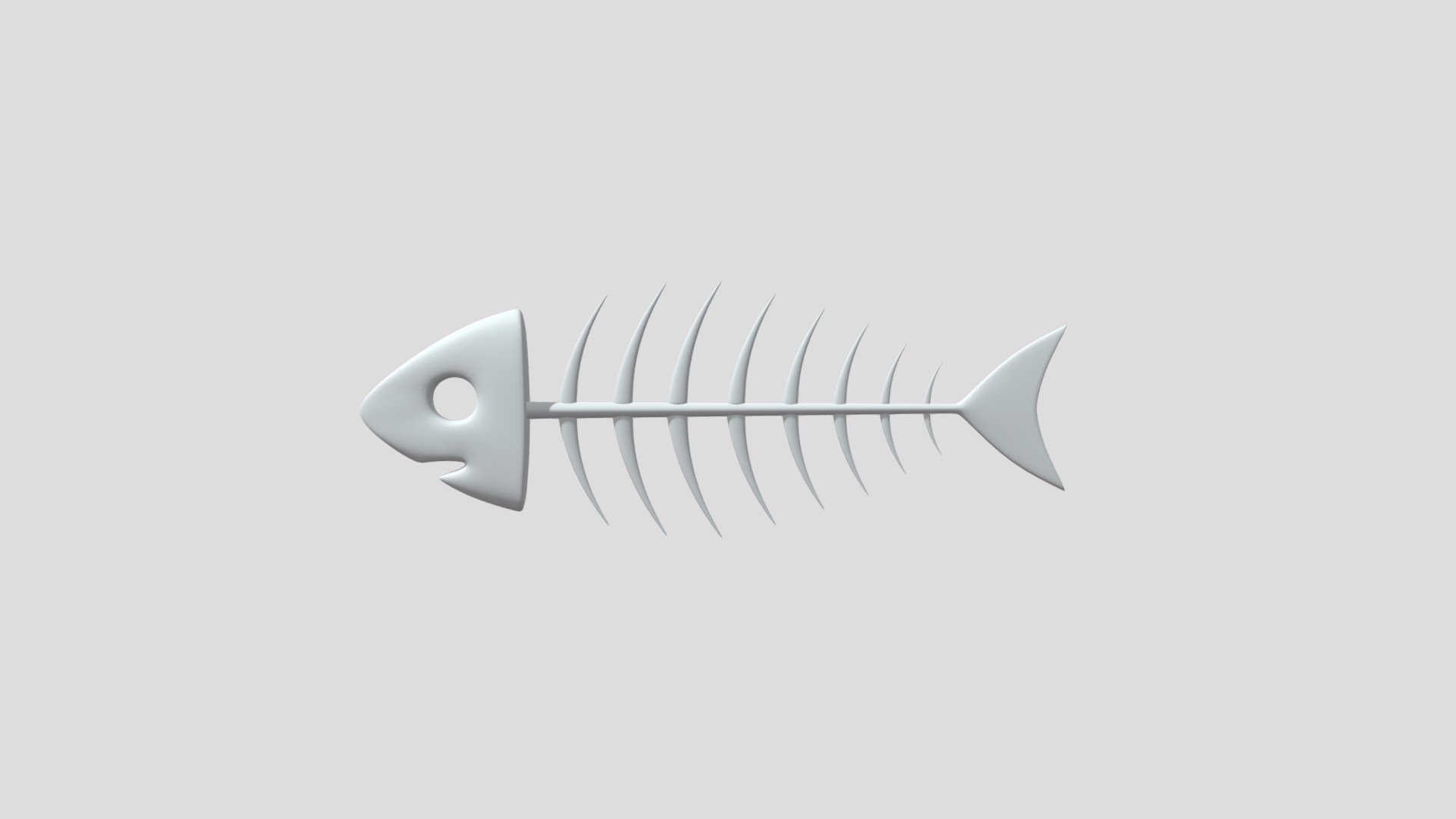 Fish Bone - Buy Royalty Free 3D model by Ed+ (@EDplus) [3cd3e63 ...