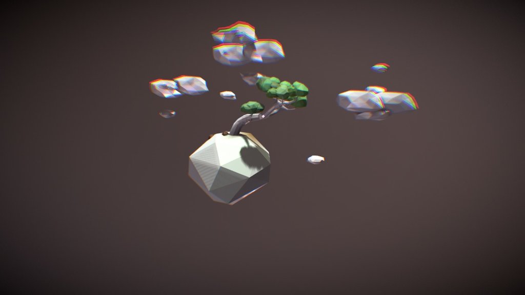 Low Poly Floating Island - Download Free 3D model by monstereleven ...