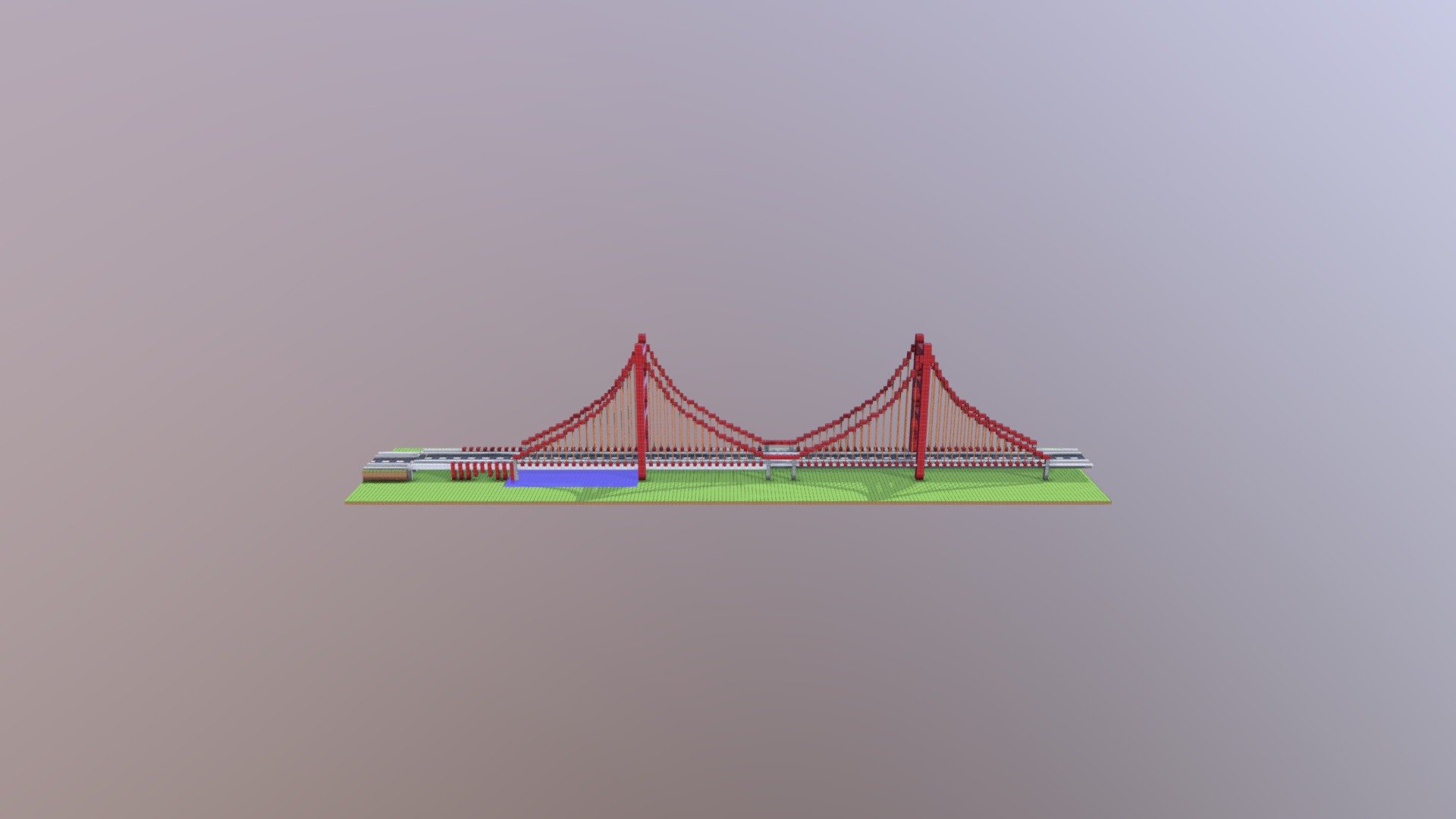 golden gate bridge - 3D model by kipor [3cd4720] - Sketchfab