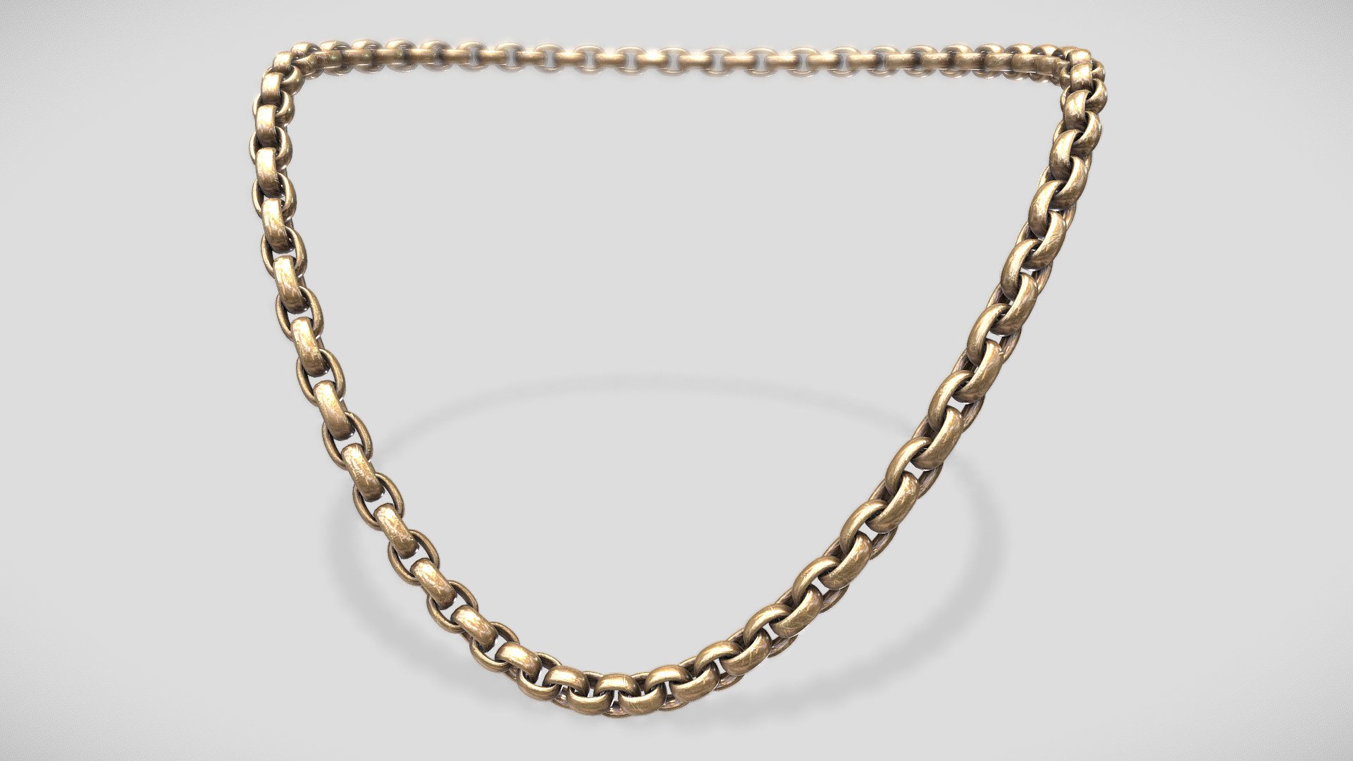 Big Chain Gold Neck Chain - Buy Royalty Free 3D model by Lucid Dreams ...