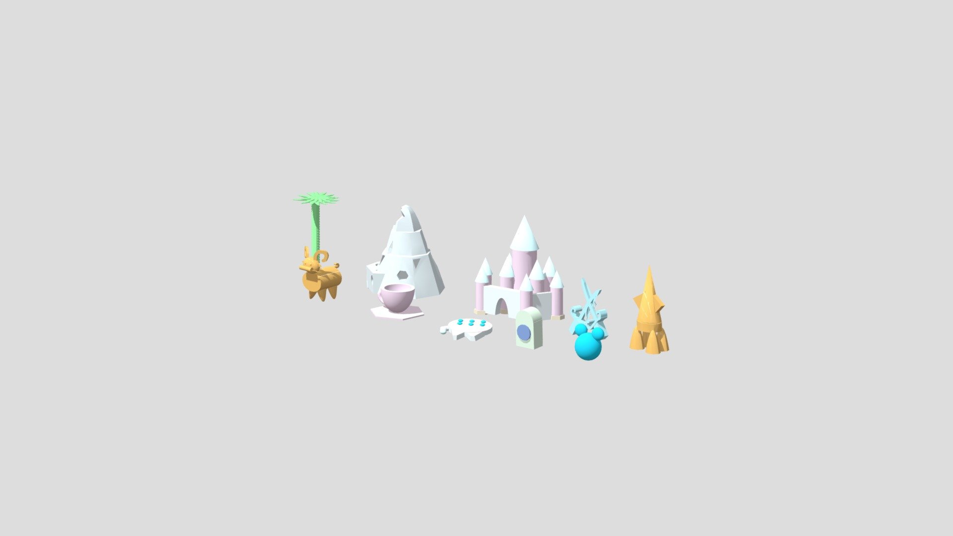 Jordy's Disneyland - Download Free 3D model by JordyContile [3cd8deb ...