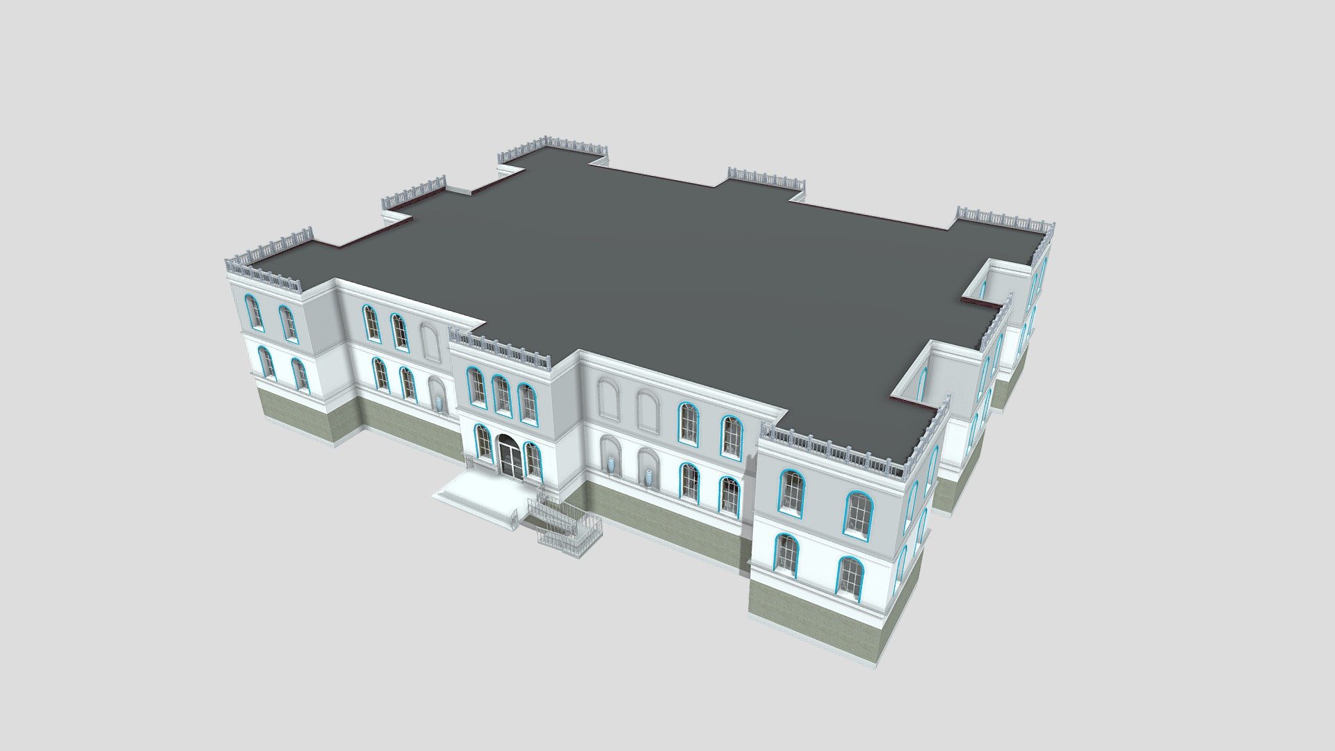 Тяпкина Полина // Ресторан «Lumen» - Download Free 3D model by POLY BIM ...