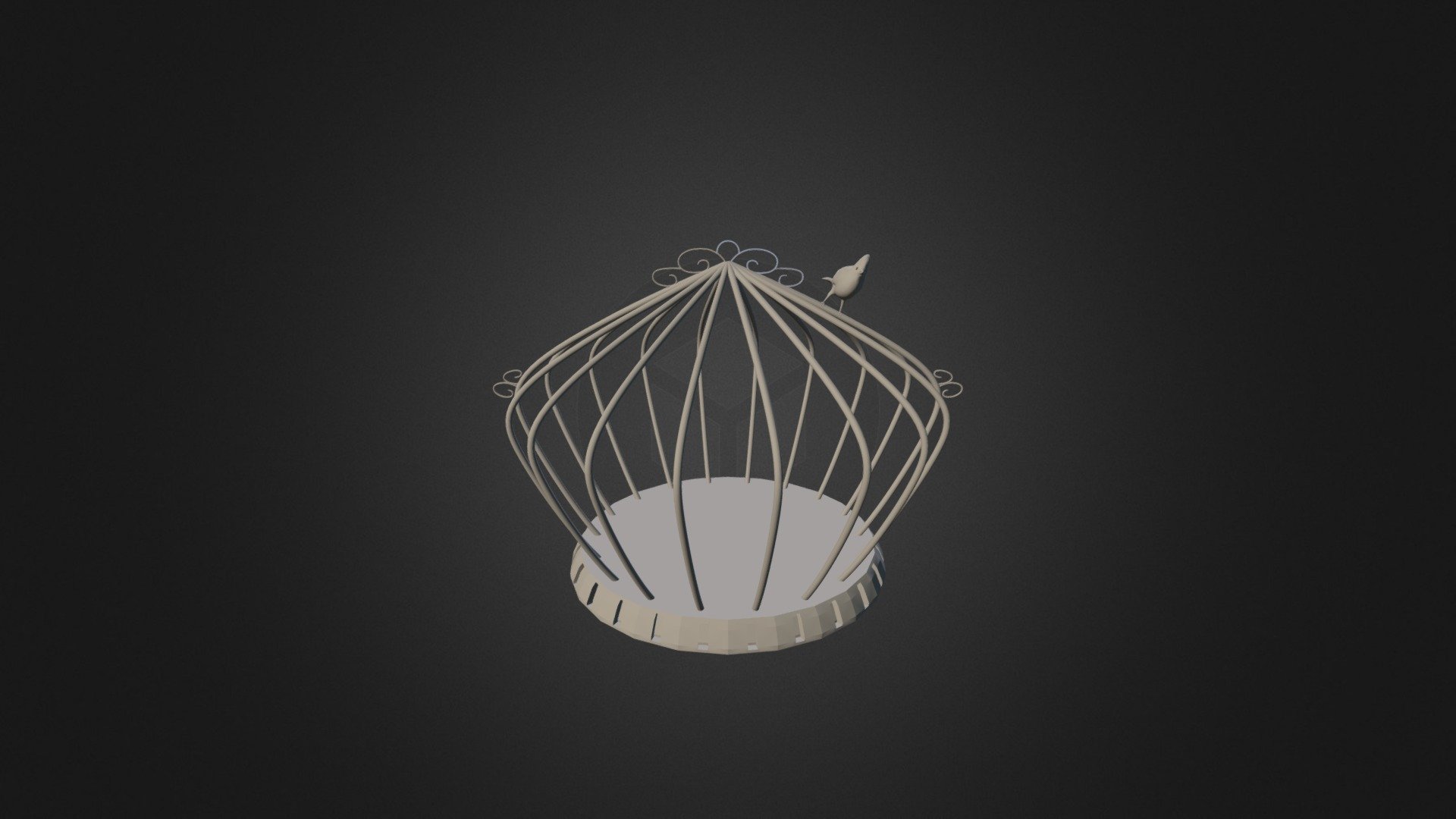 BIRD CAGE - 3D model by 3DCloud.company (@3dcloud) [3cdbb0c] - Sketchfab