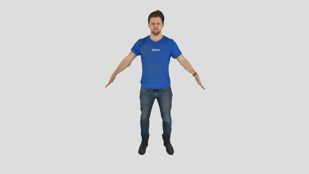 Realistic Avatar Sample - A 3D model collection by 3DFascination ...
