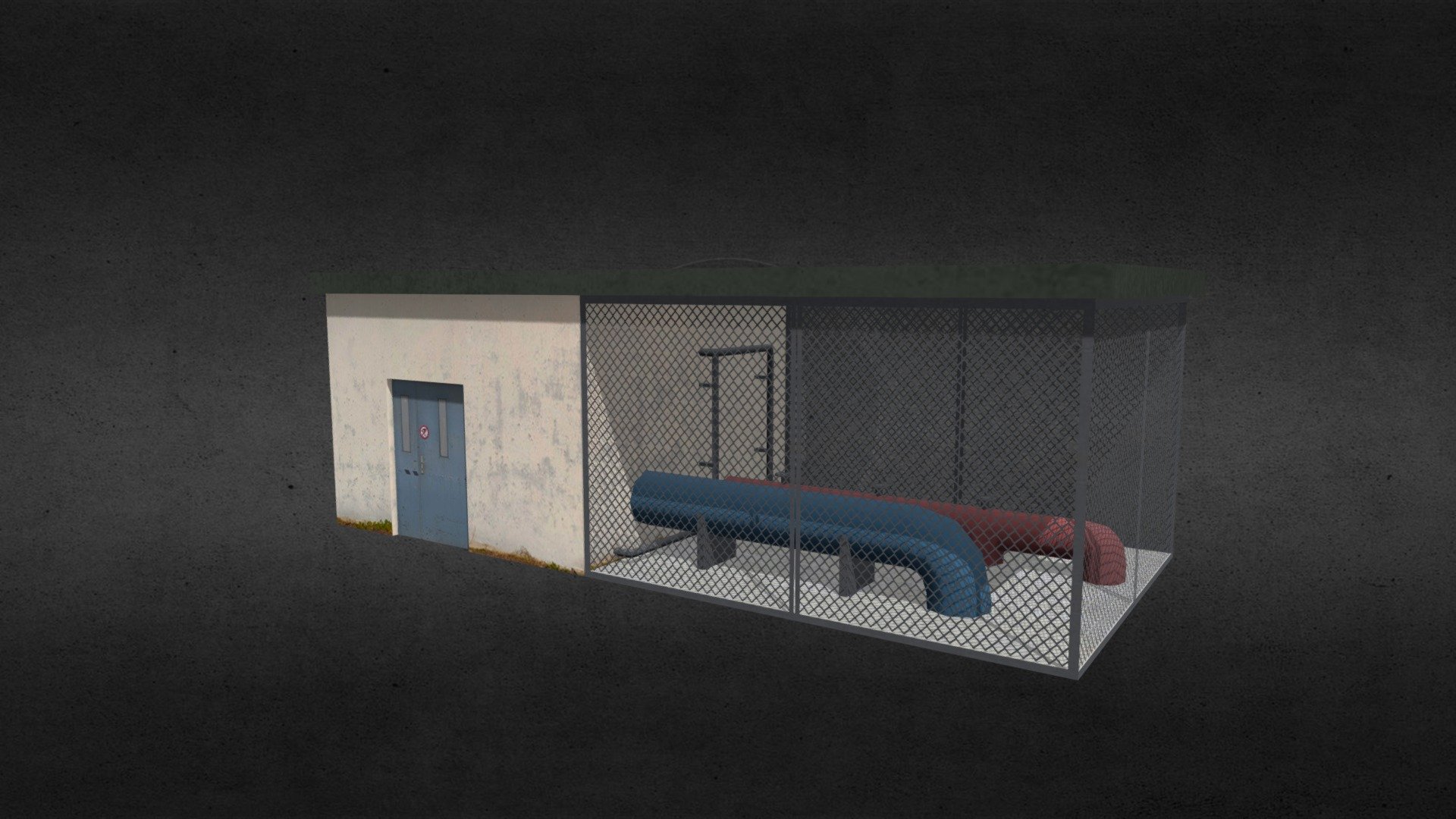 Small Water Pumping Station - 3D model by Avanya [3ce040e] - Sketchfab
