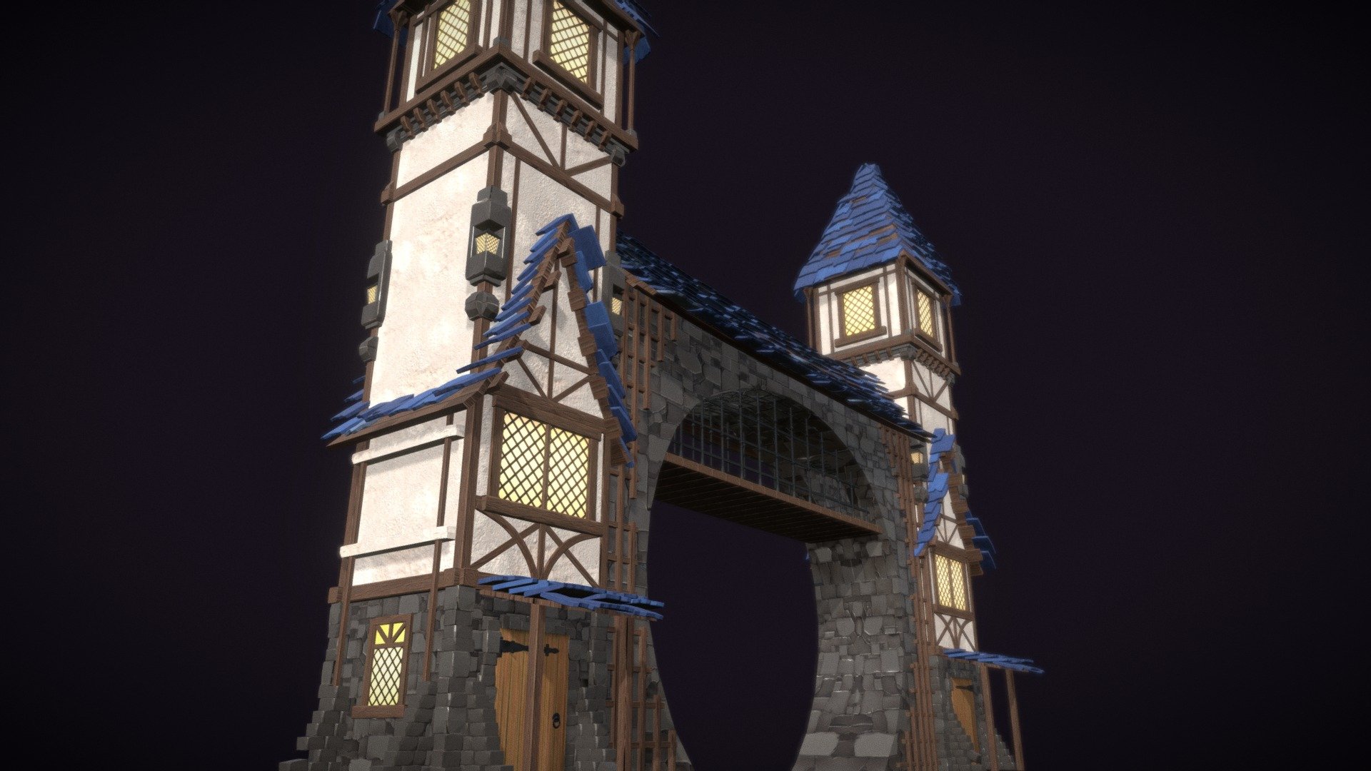 Arc Tower - 3D model by Ryangeun [3ce4039] - Sketchfab