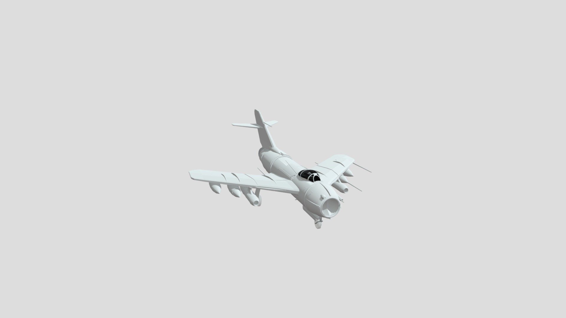 Fighter jet F42B - Download Free 3D model by PRIYANSHU ...