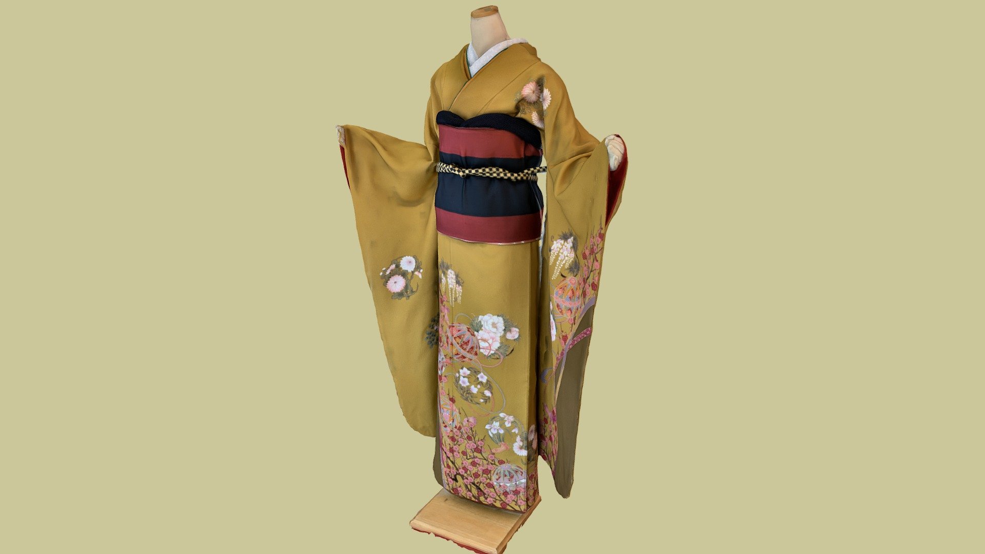 Furisode gold - 3D model by Koto3D Stephane Vogley (@sayavog) [3ce42ec ...