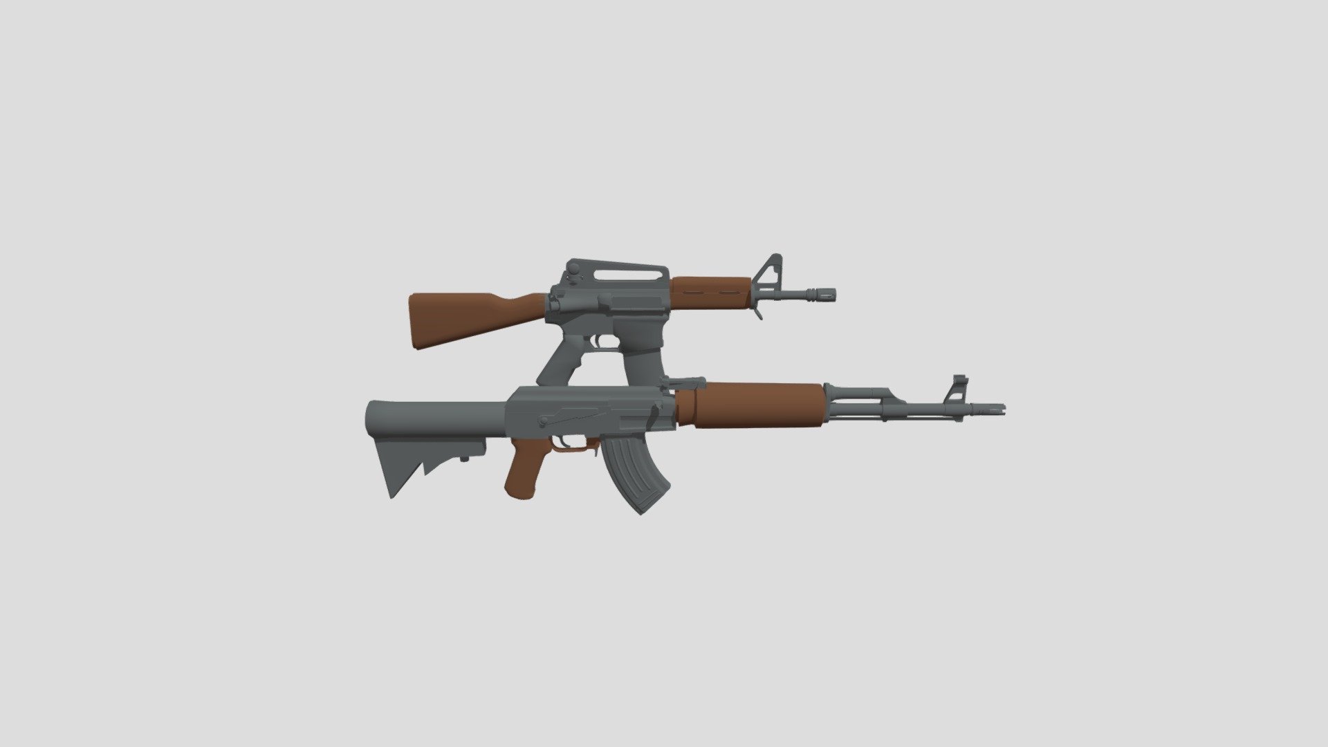 Hybrid Guns#1 - Download Free 3D model by the gunsmith (@mrv99507 ...