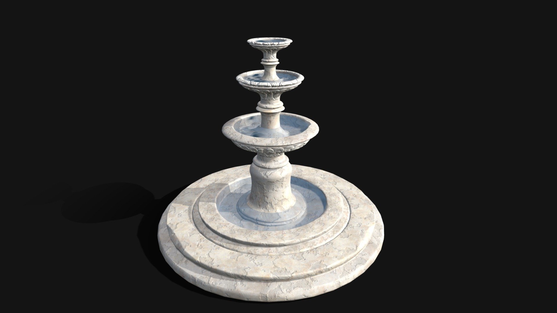 Marble Water Fountain - Buy Royalty Free 3D model by Clockwork ...