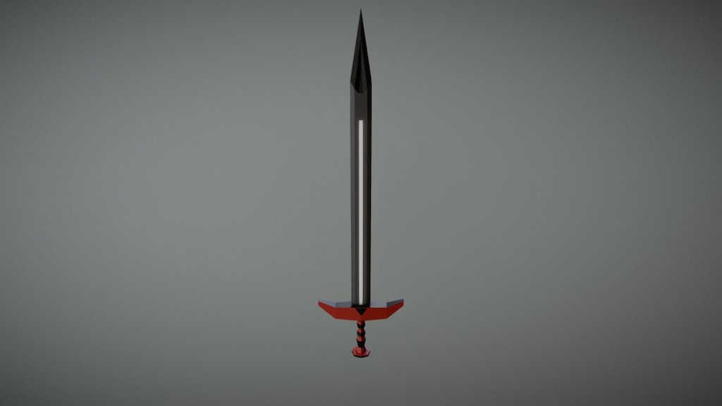 Simple sword - 3D model by Seiku 3d (@seiku3d) [3ce900d] - Sketchfab