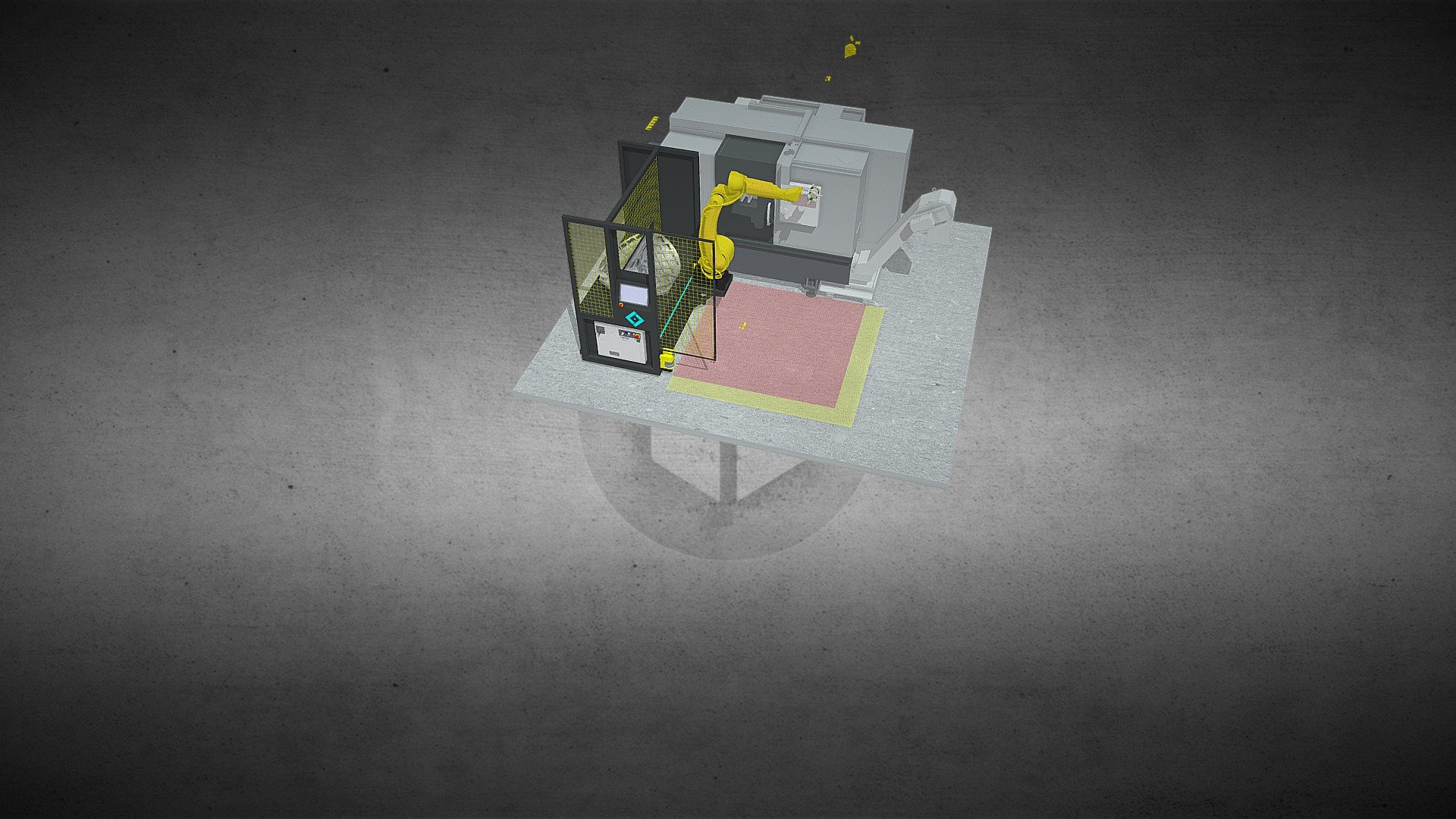 machine loading robot - 3D model by Hotya [3ce931b] - Sketchfab