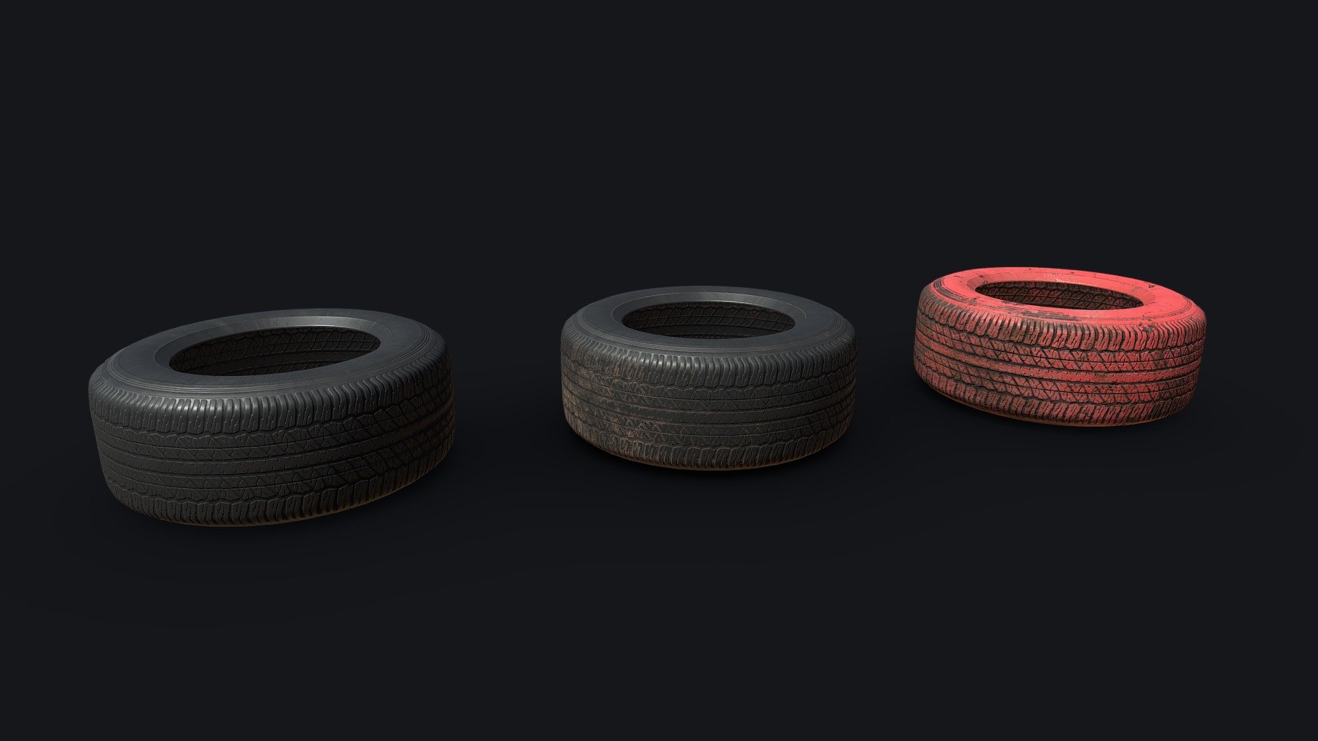 Game Ready Tires Pack - Buy Royalty Free 3D model by CGScan (@cg-scan ...